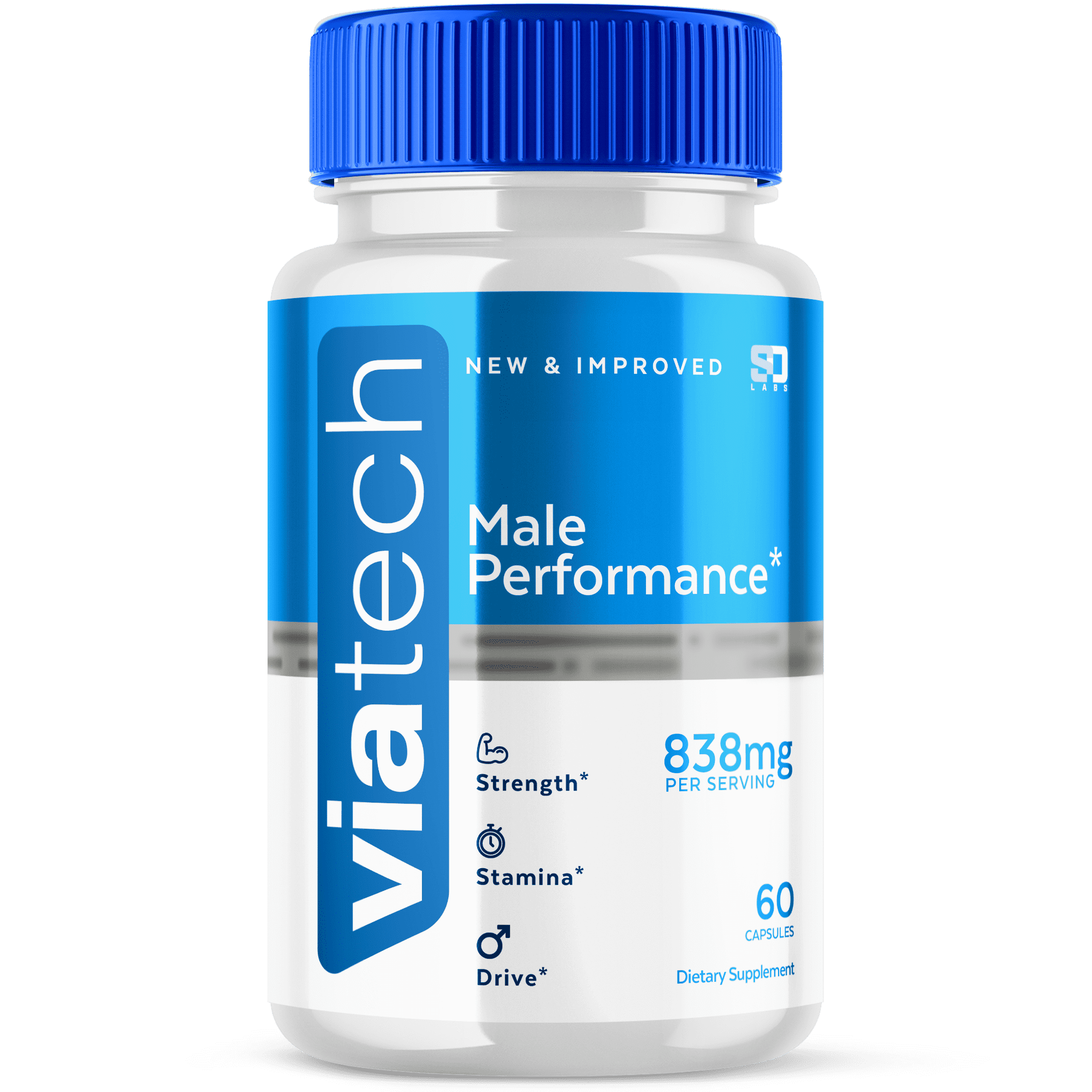 Viatech for Men Advanced Formula Supplement with Premium Ingredients 60 ...