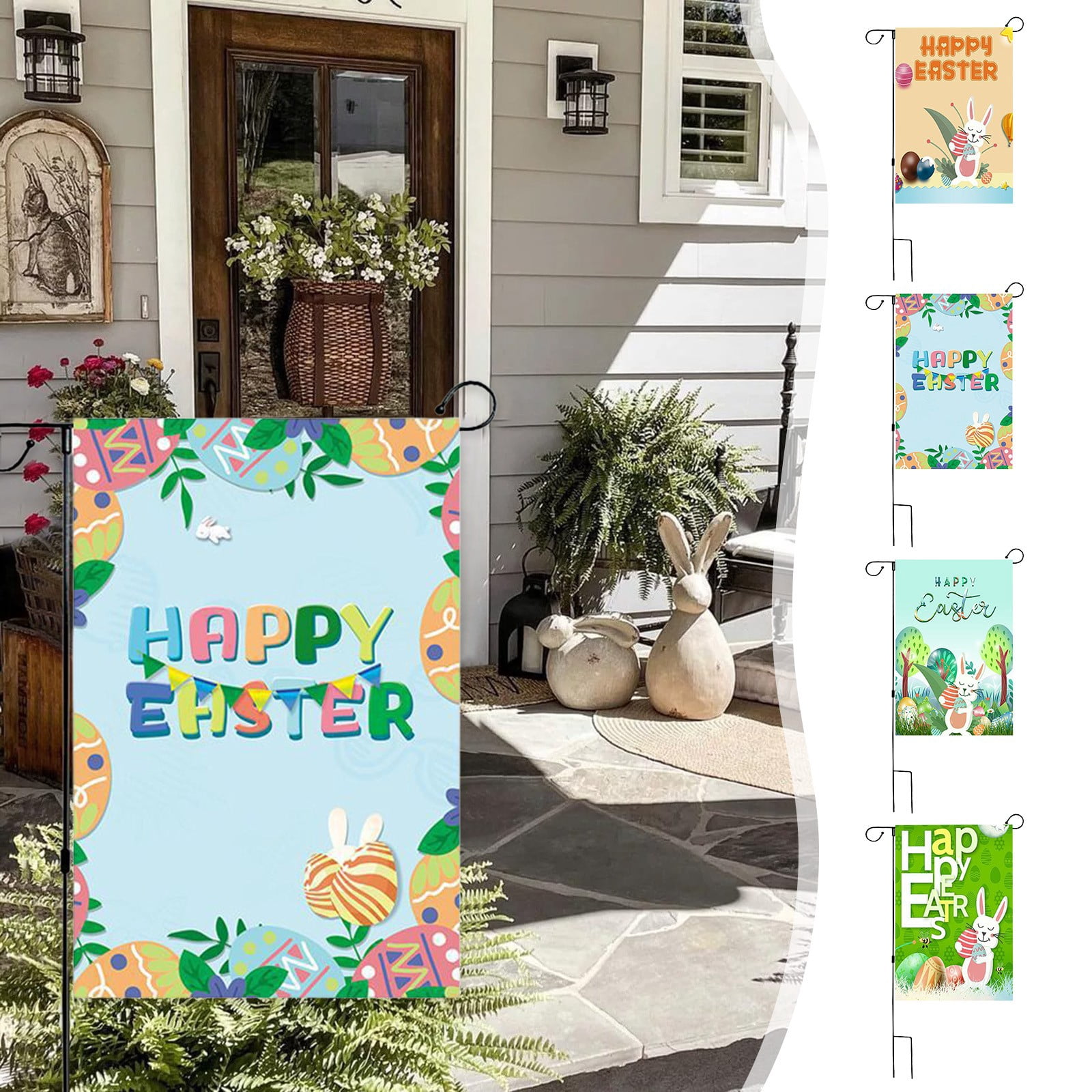 VibHome Easter Banners & Garands Easter Day Ambience Decoration Gardens ...