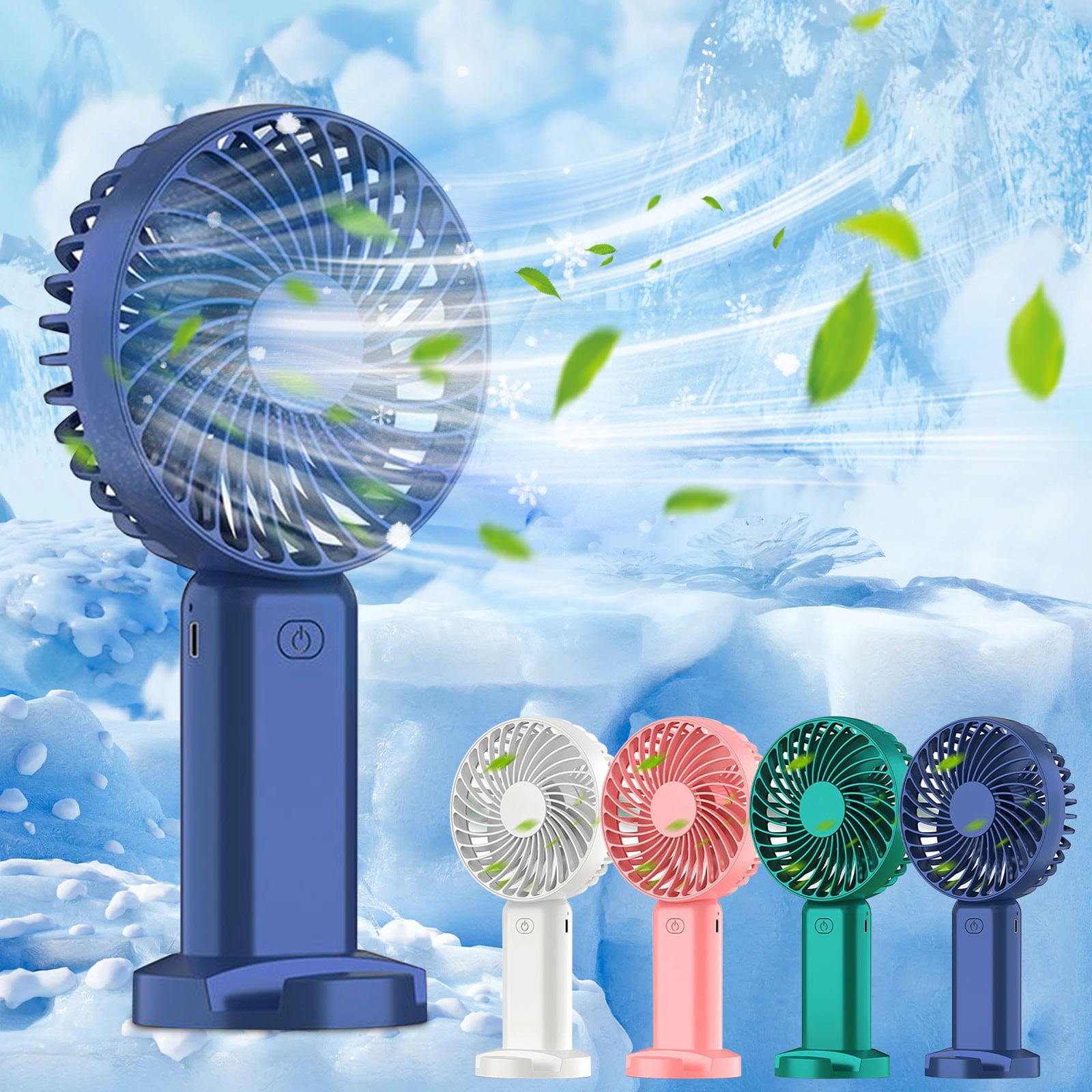 Portable Fan VibHome Handheld Fans Handheld Fans Rechargeable Silent ...