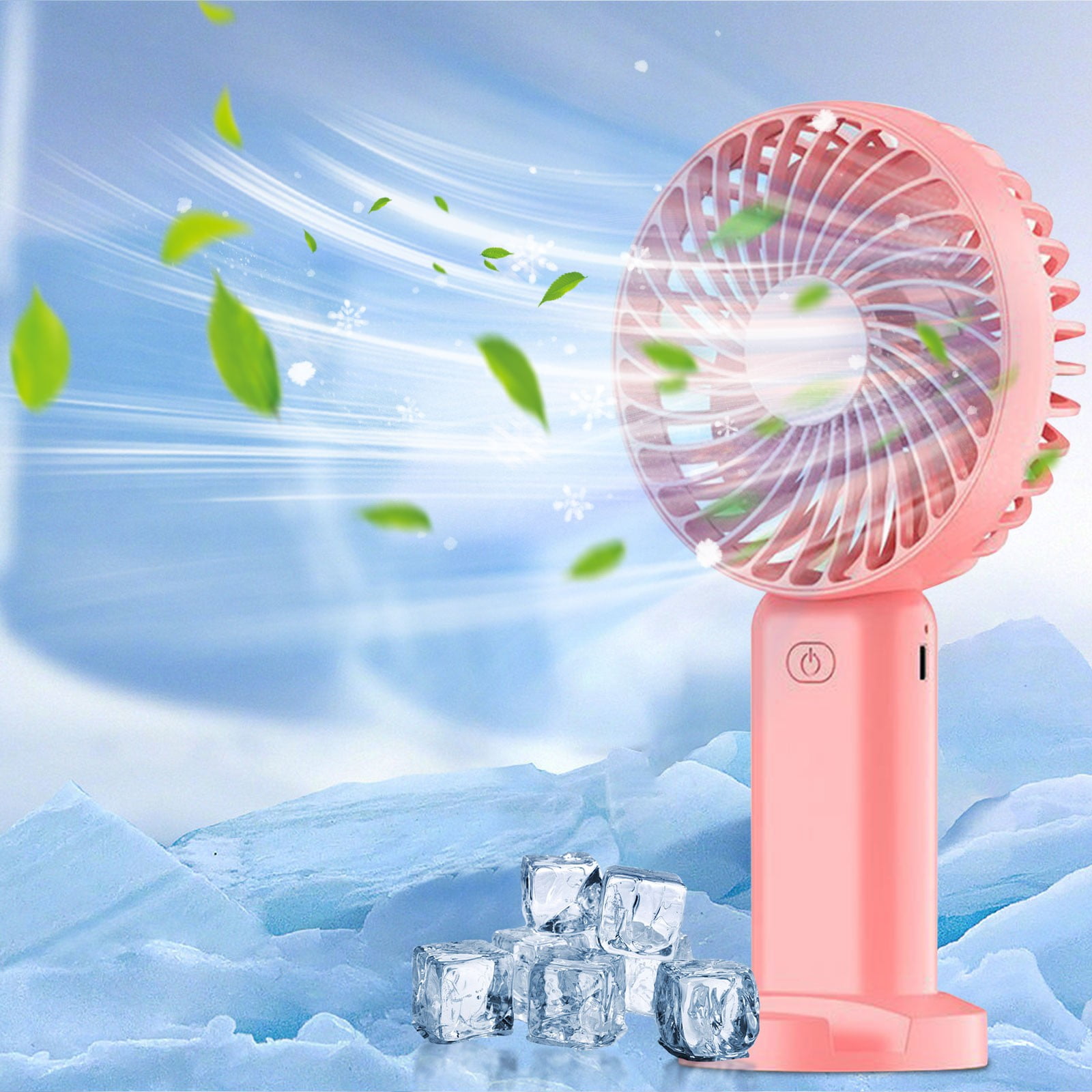 Desk Fan VibHome Handheld Fans Handheld Fans Rechargeable Silent Strong ...