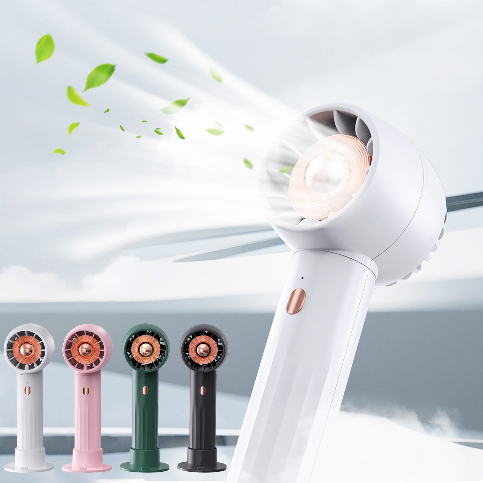 Fans That Blow Cold Air VibHome Handheld Fans New Turbine Small Fans ...