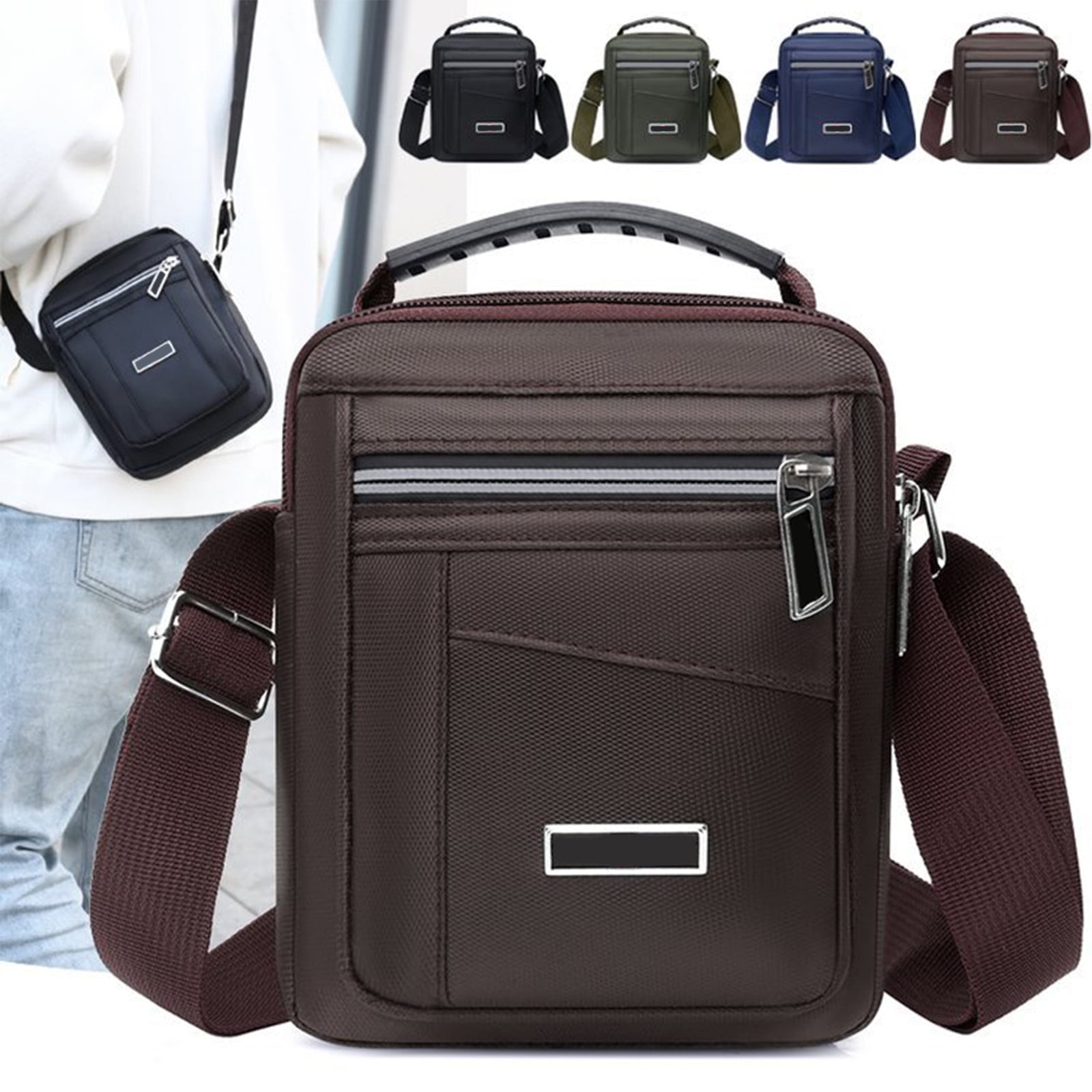 VibHome Men's Shoulder Bags New Casual Men's Bags Messenger Bags Large ...