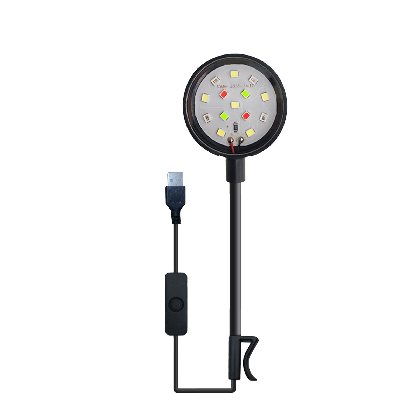 Kmdttou Outdoor Solar Lights LED Aquarium Light Colorful Fish Tank ...