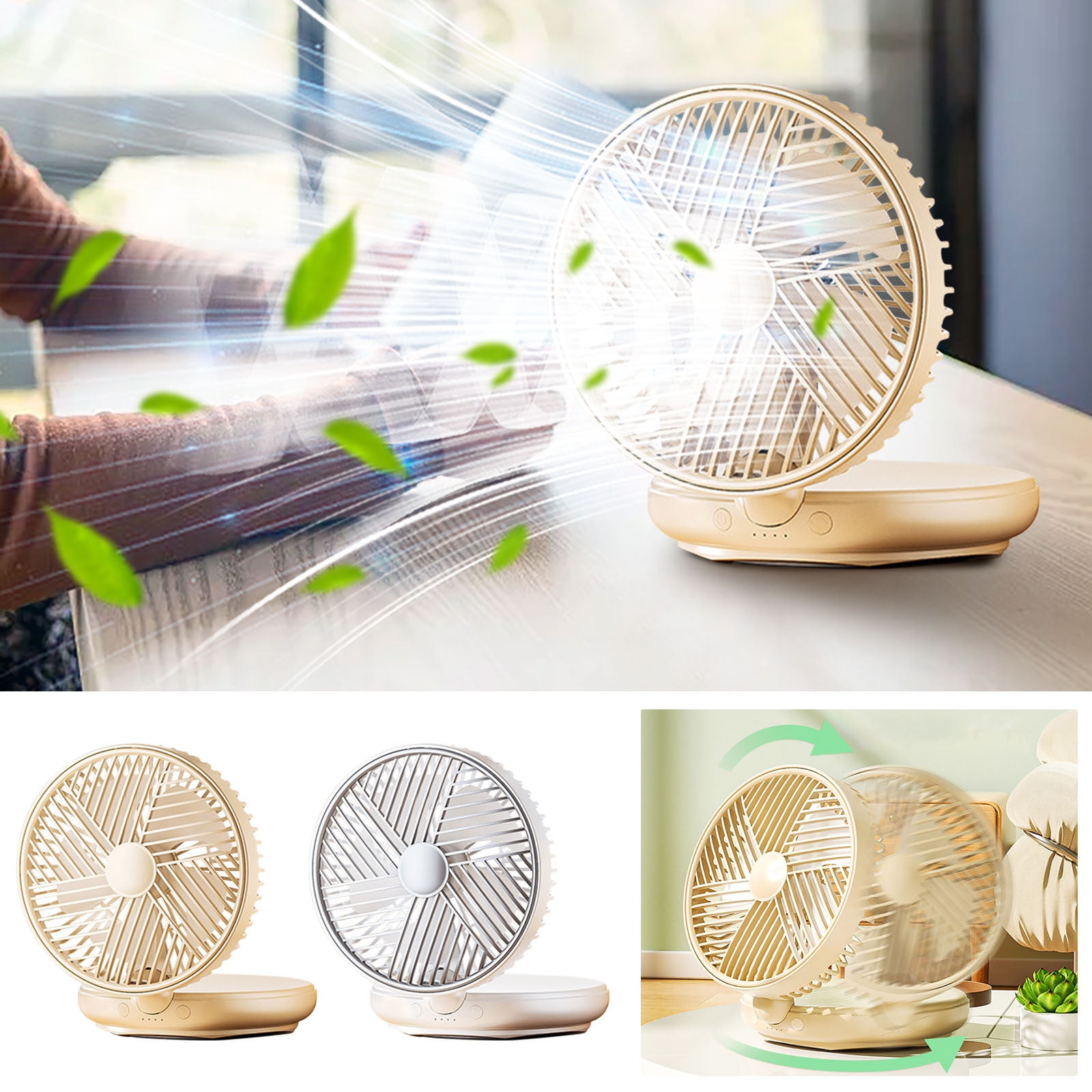 VibHome Up to 40% off! New Wall-mounted Small Fans Portable Multi ...