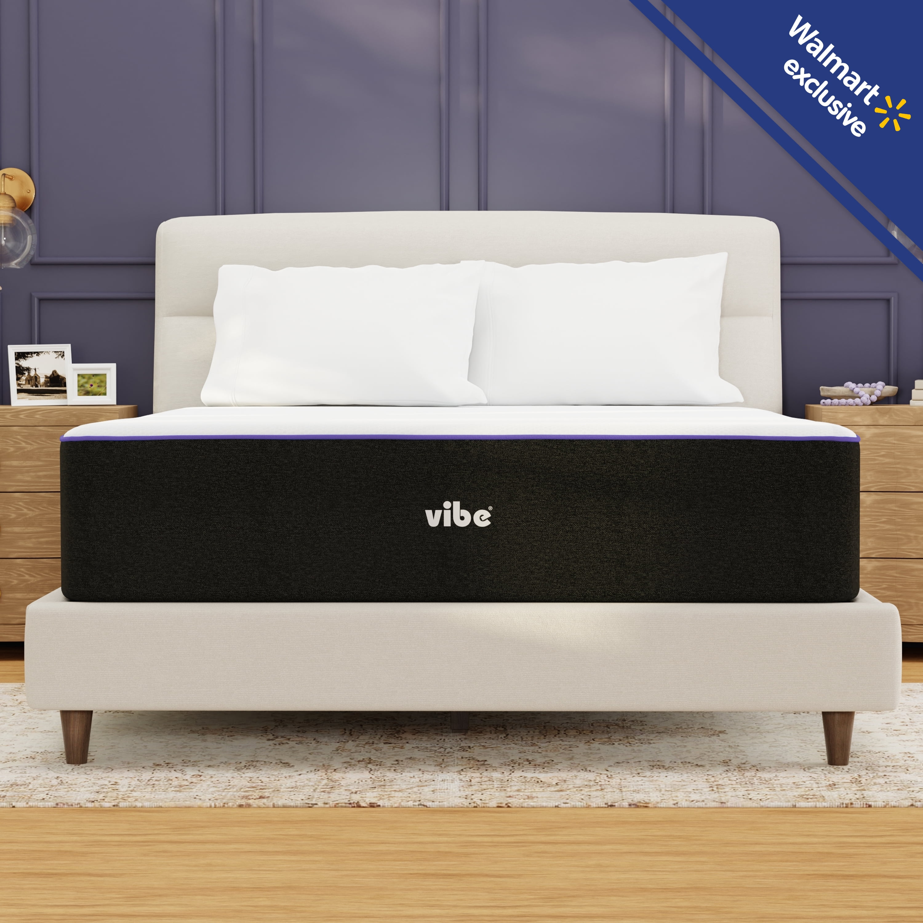 Vibe Ultimate Luxury Plush 13 inch Cooling Gel Memory Foam Mattress Queen