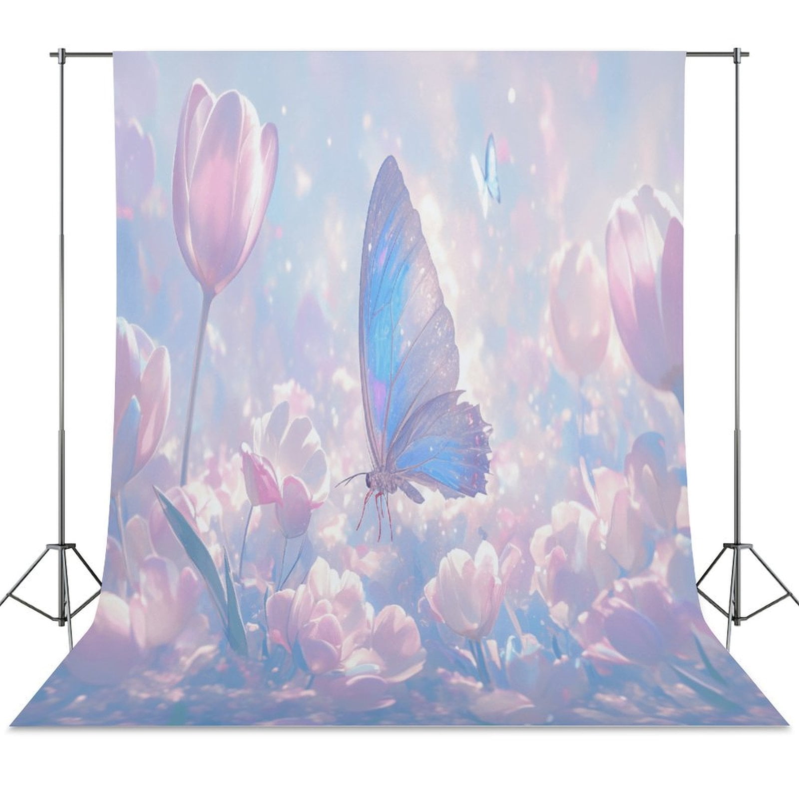 Vibe Blooming Tulips Backdrop Background for Photography Photo Booth ...