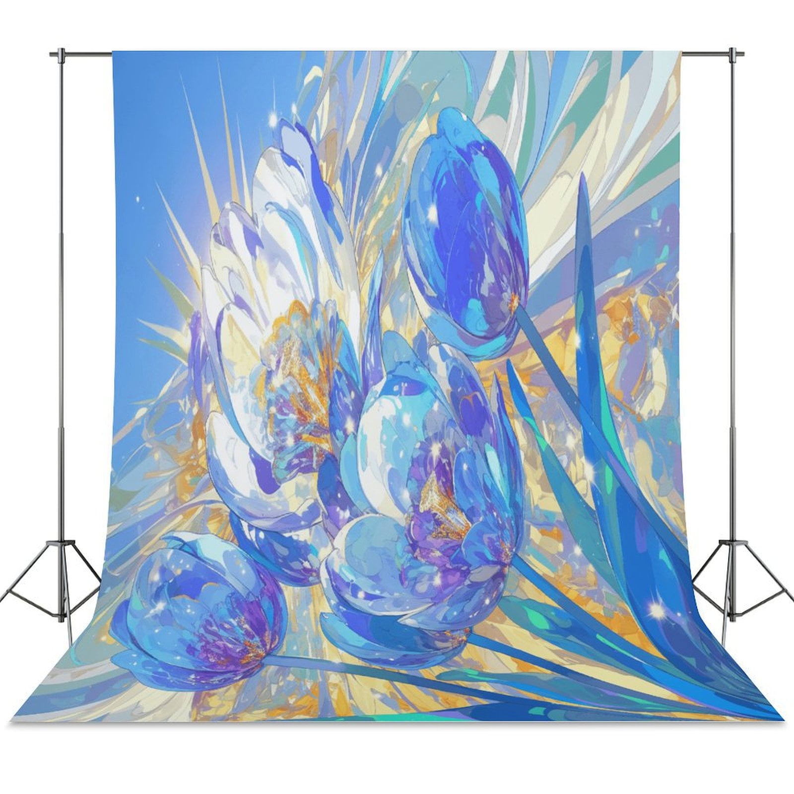 Vibe Blooming Tulips Backdrop Background for Photography Photo Booth ...