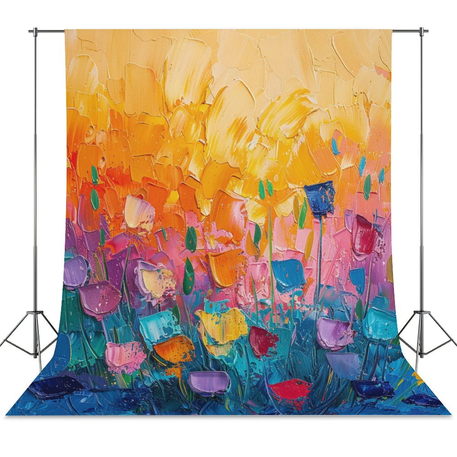 Vibe Blooming Tulips Backdrop Background for Photography Photo Booth ...