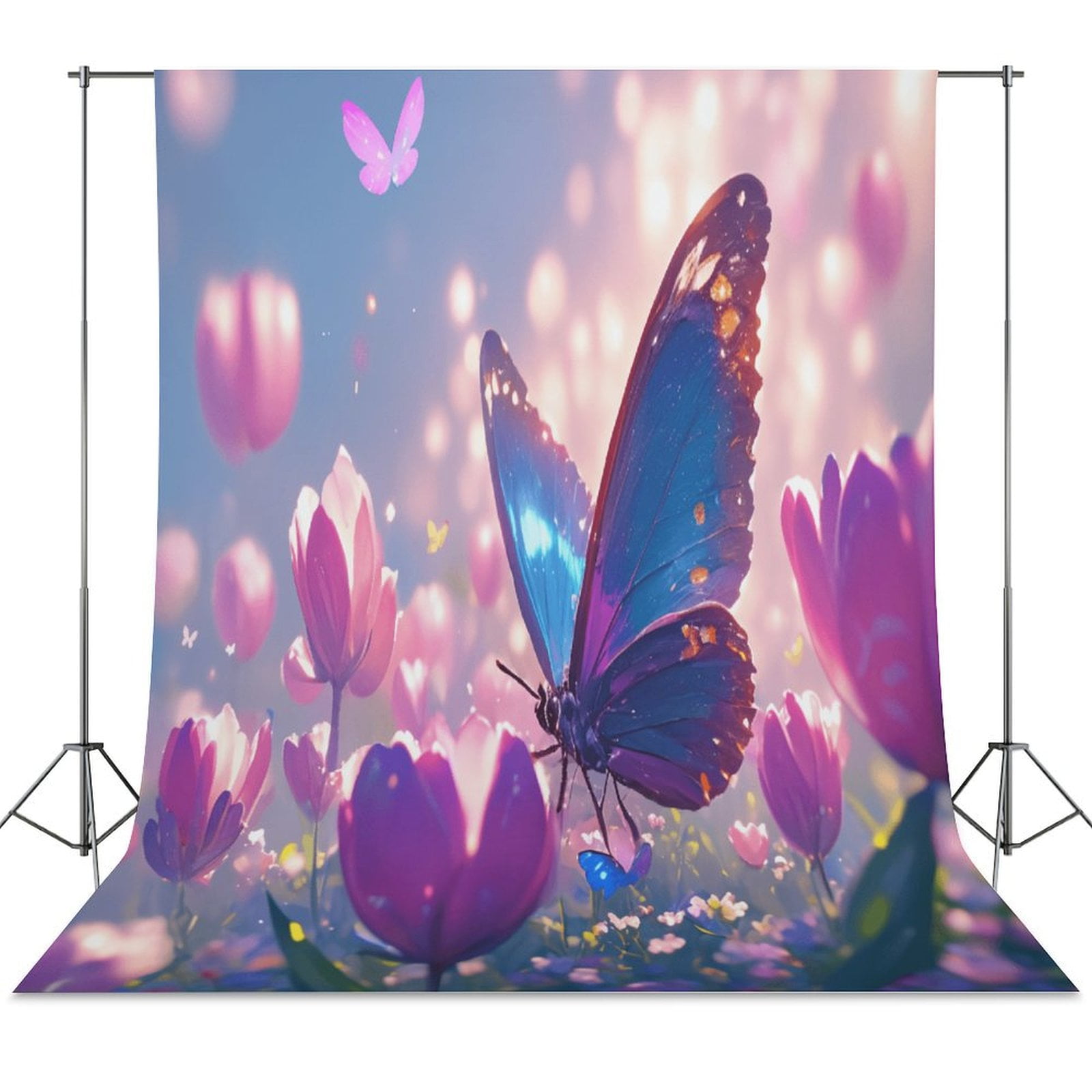 Vibe Blooming Tulips Backdrop Background for Photography Photo Booth ...