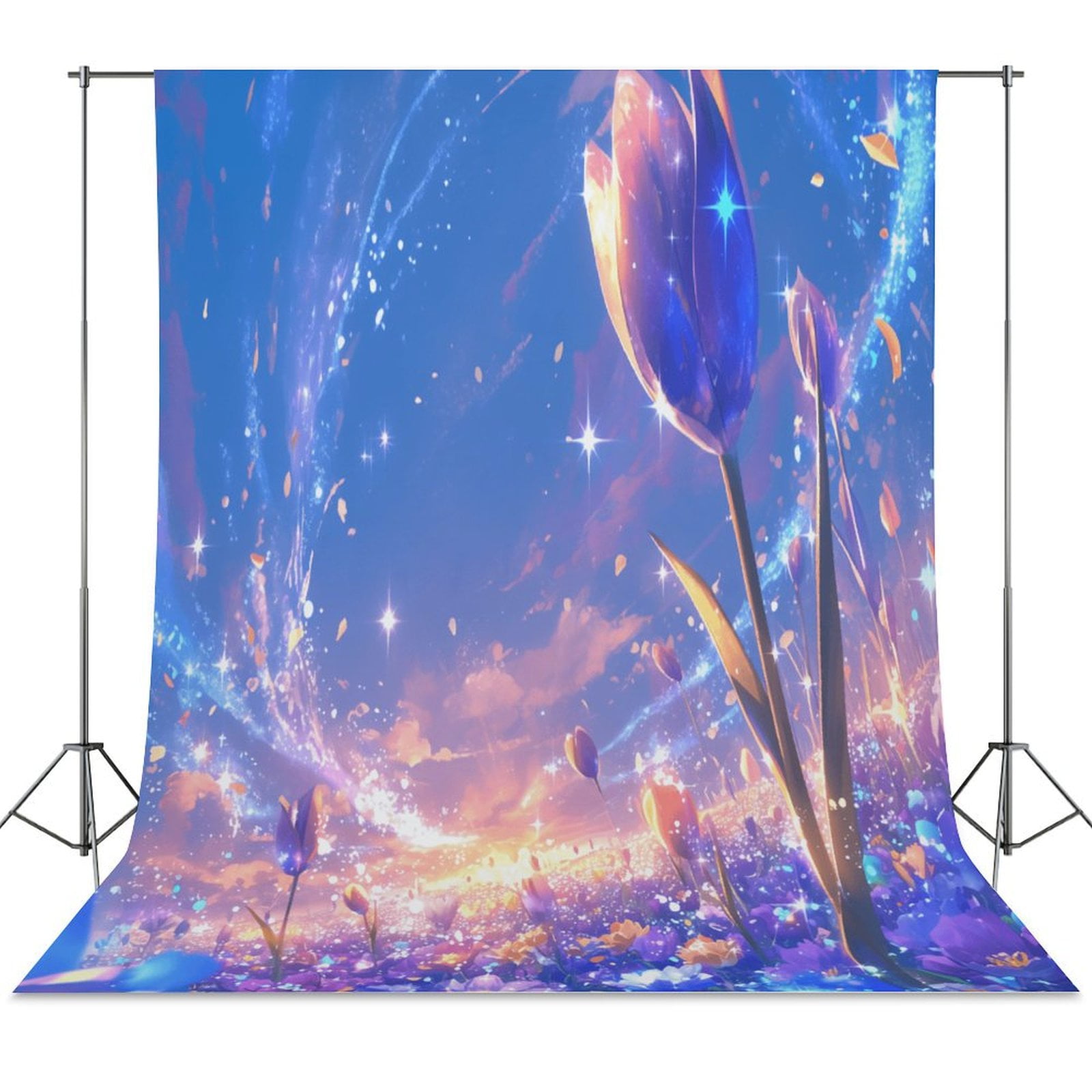 Vibe Blooming Tulips Backdrop Background for Photography Photo Booth ...