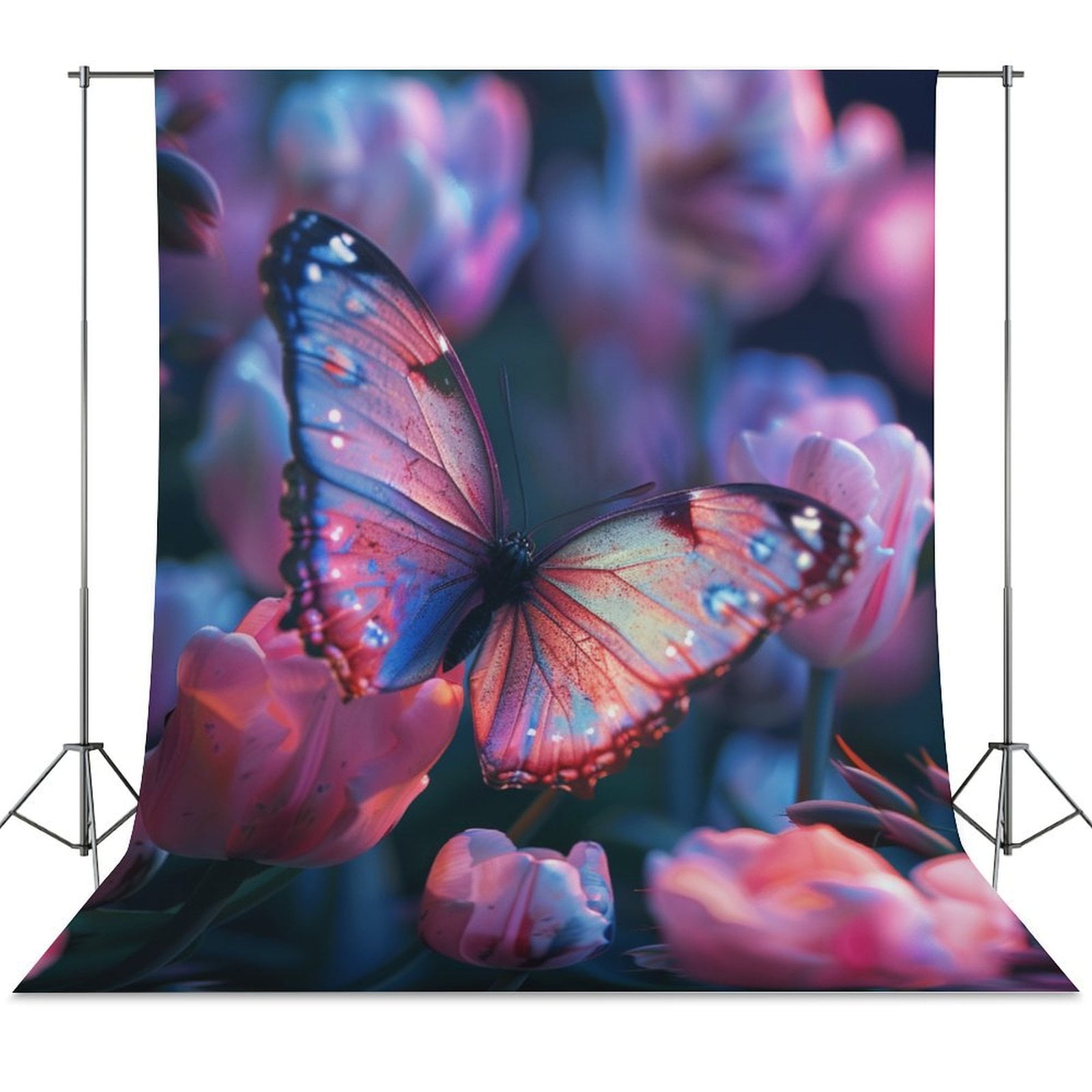 Vibe Blooming Tulips Backdrops for Photography Kids Adult Photo Booth ...