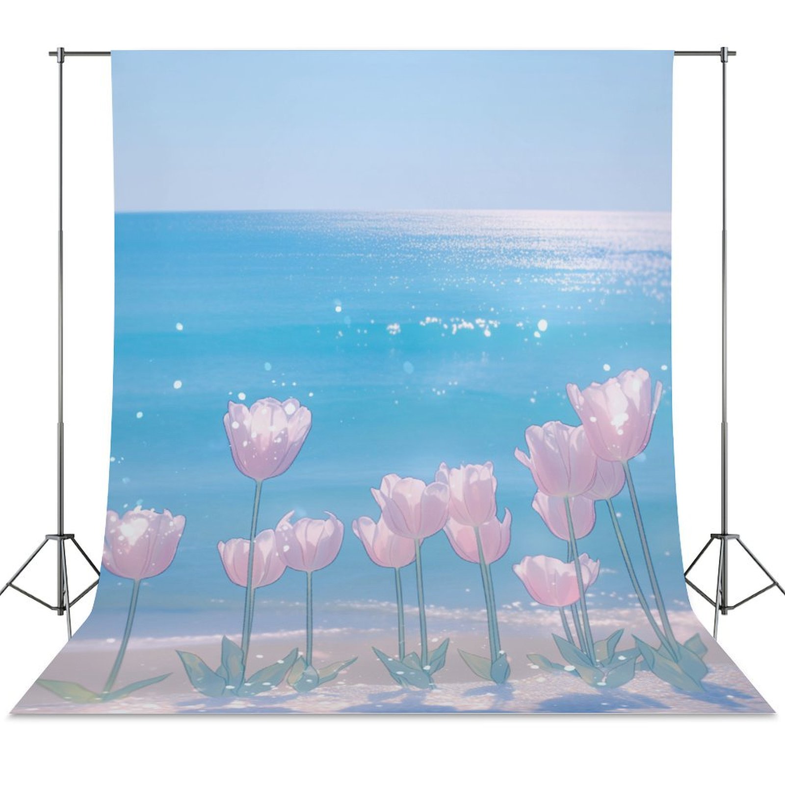 Vibe Blooming Tulips Backdrops for Photography for Party Backdrop ...