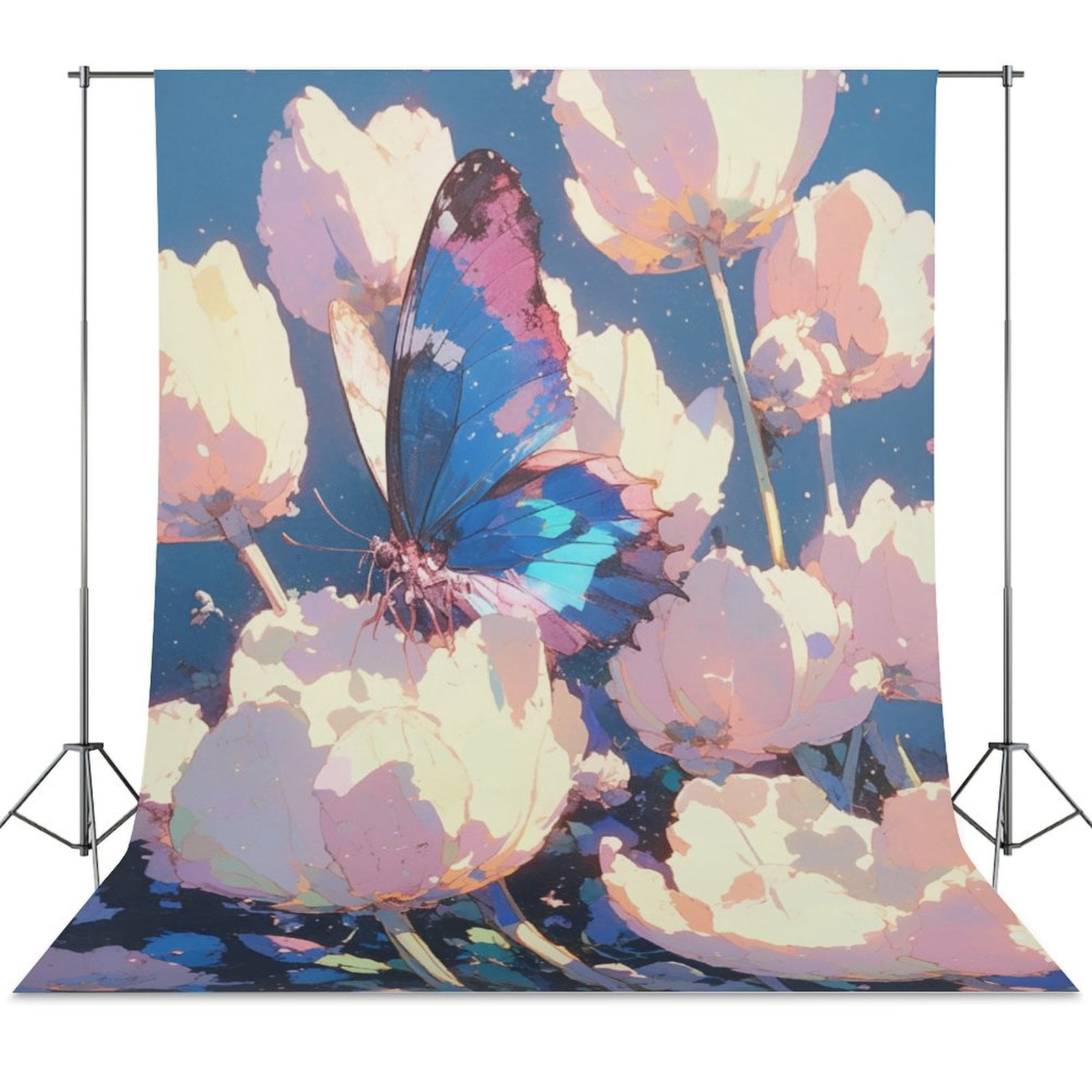 Vibe Blooming Tulips Backdrops for Photography for Party Backdrop ...