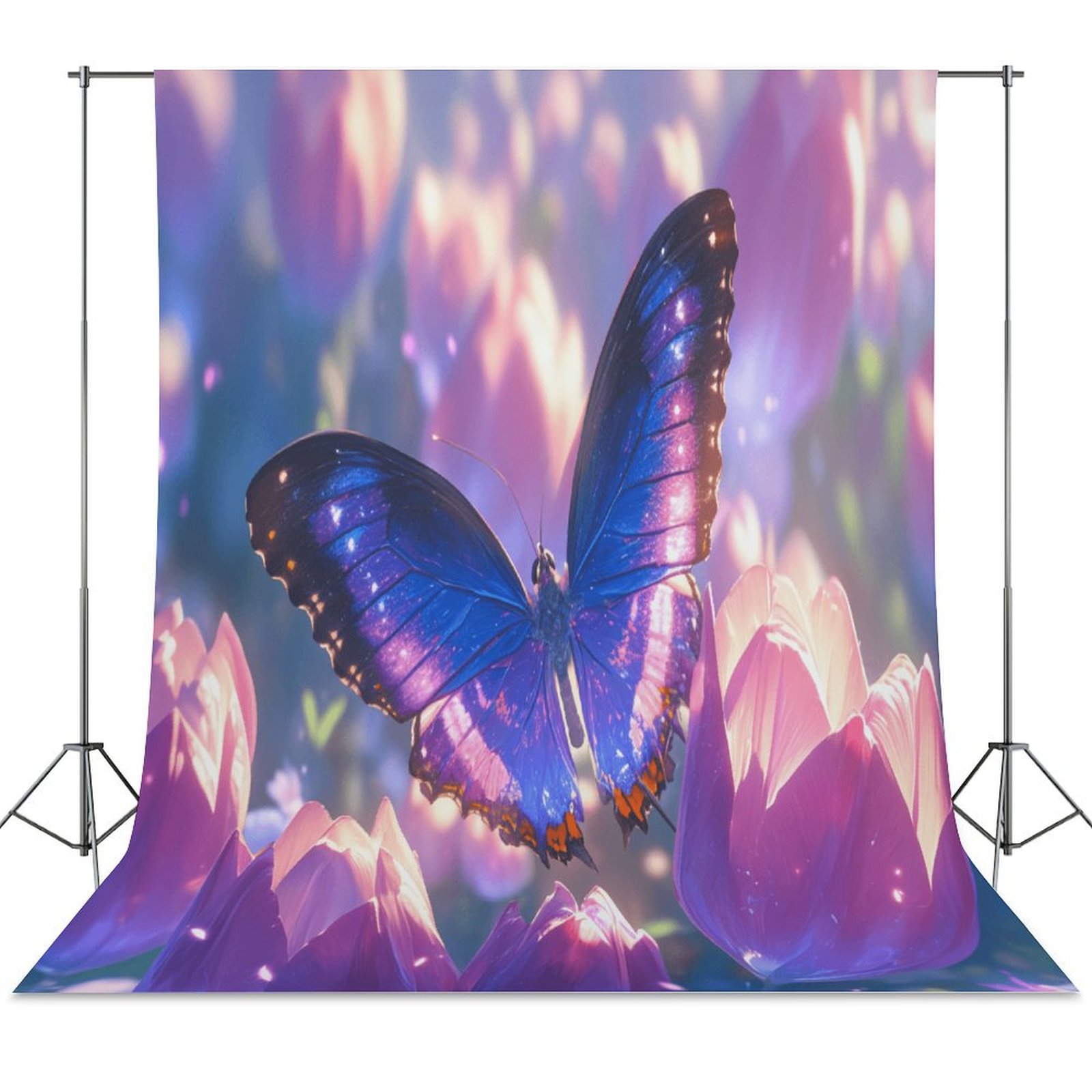 Vibe Blooming Tulips Spring Backdrop Backdrops for Photography Photo ...