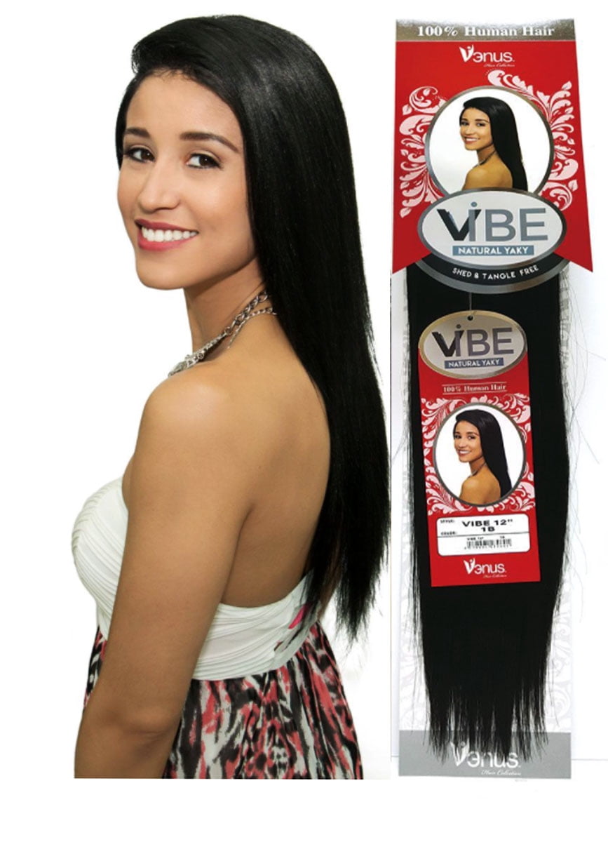 Vibe Human Hair Yaky Weave By VIBE / 33 - Dark Auburn / 10 INCH Beauty ...