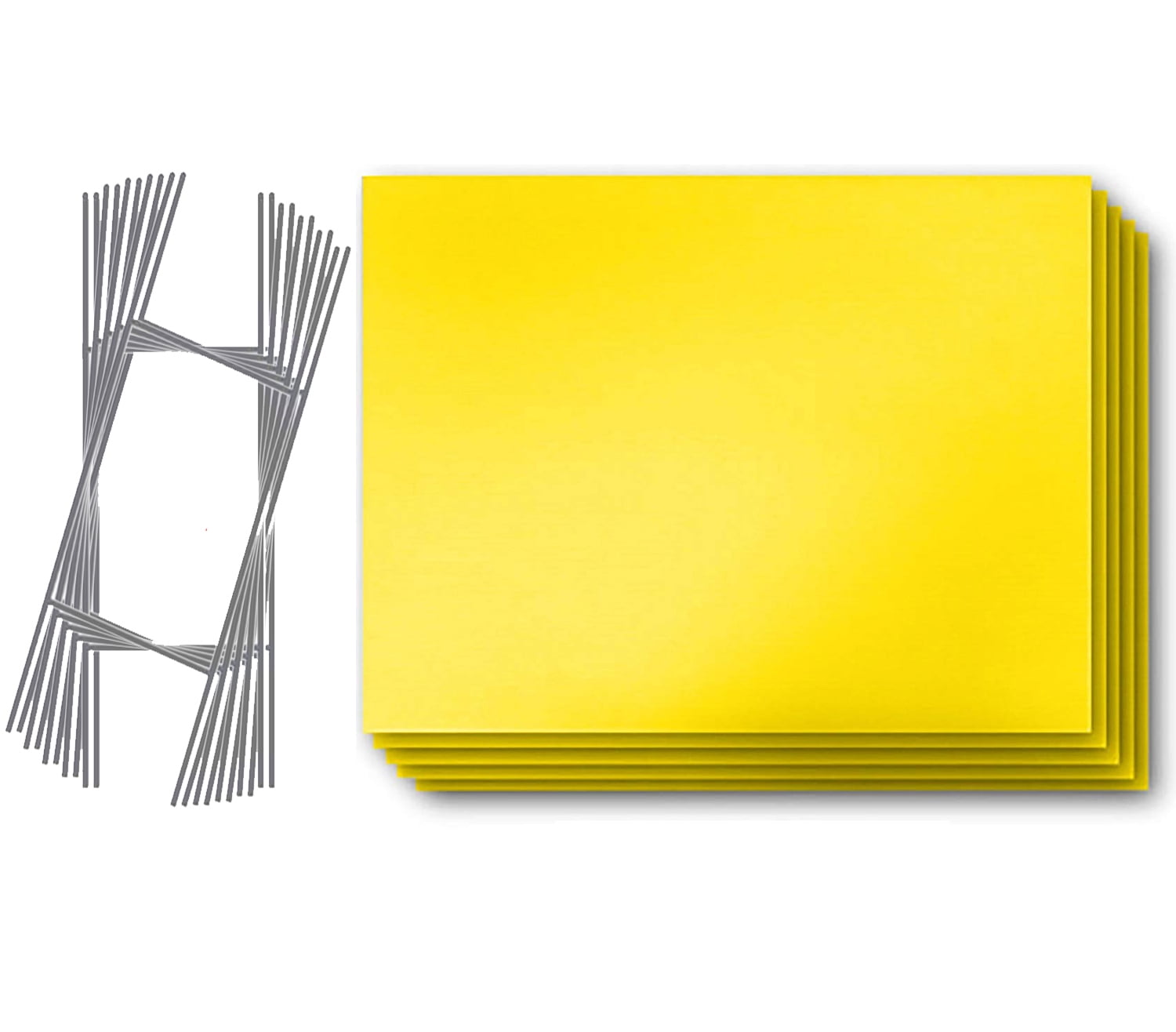 Vibe Ink 24” x 18” Blank Yellow Yard Signs for Garage Sale, Open House ...