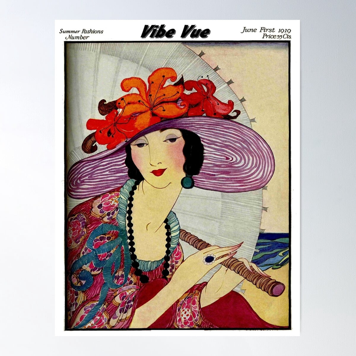 Vibe Vue : Vintage 1919 Fashion Magazine Advertising Print Poster Wall ...