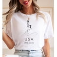 VibeNest Studio Unisex Statue of Liberty USA 1776-2026 Line Art ...