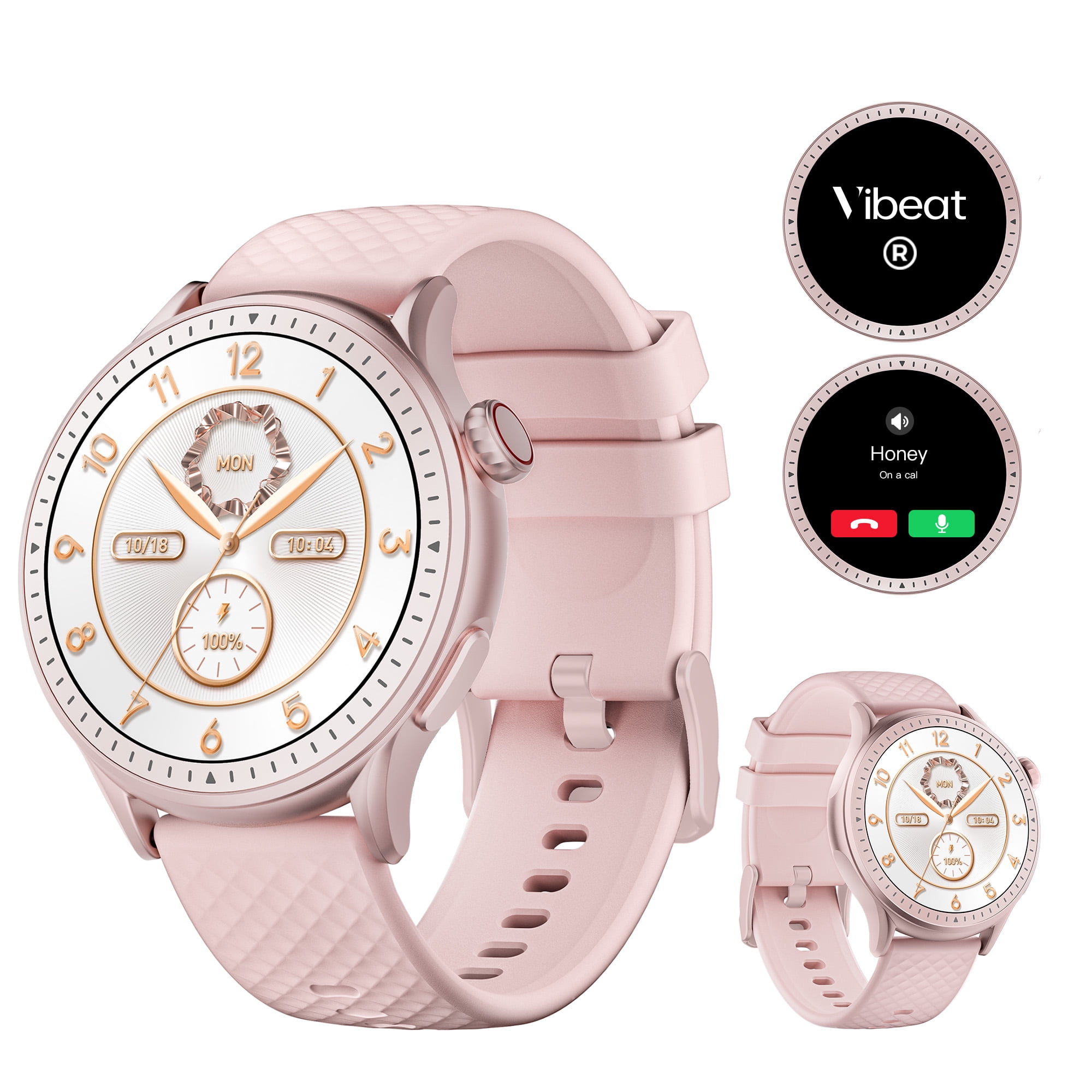 Vibeat GTR3 Smart Watch for Women 2025 Newest 1.43" AMOLED Round ...