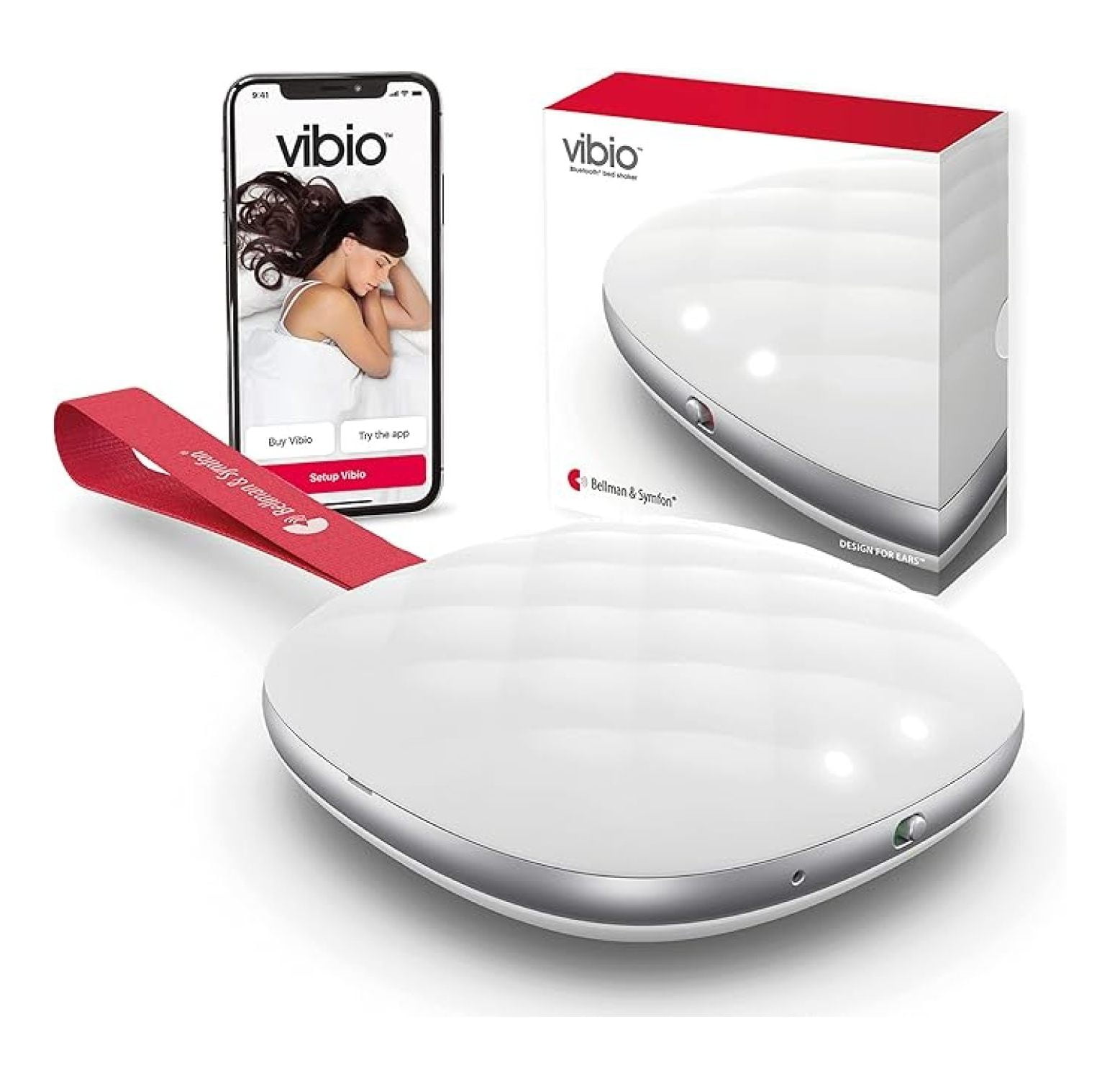 Vibio Bluetooth Bed Shaker – Silent Vibrating Travel Alarm Clocks for ...