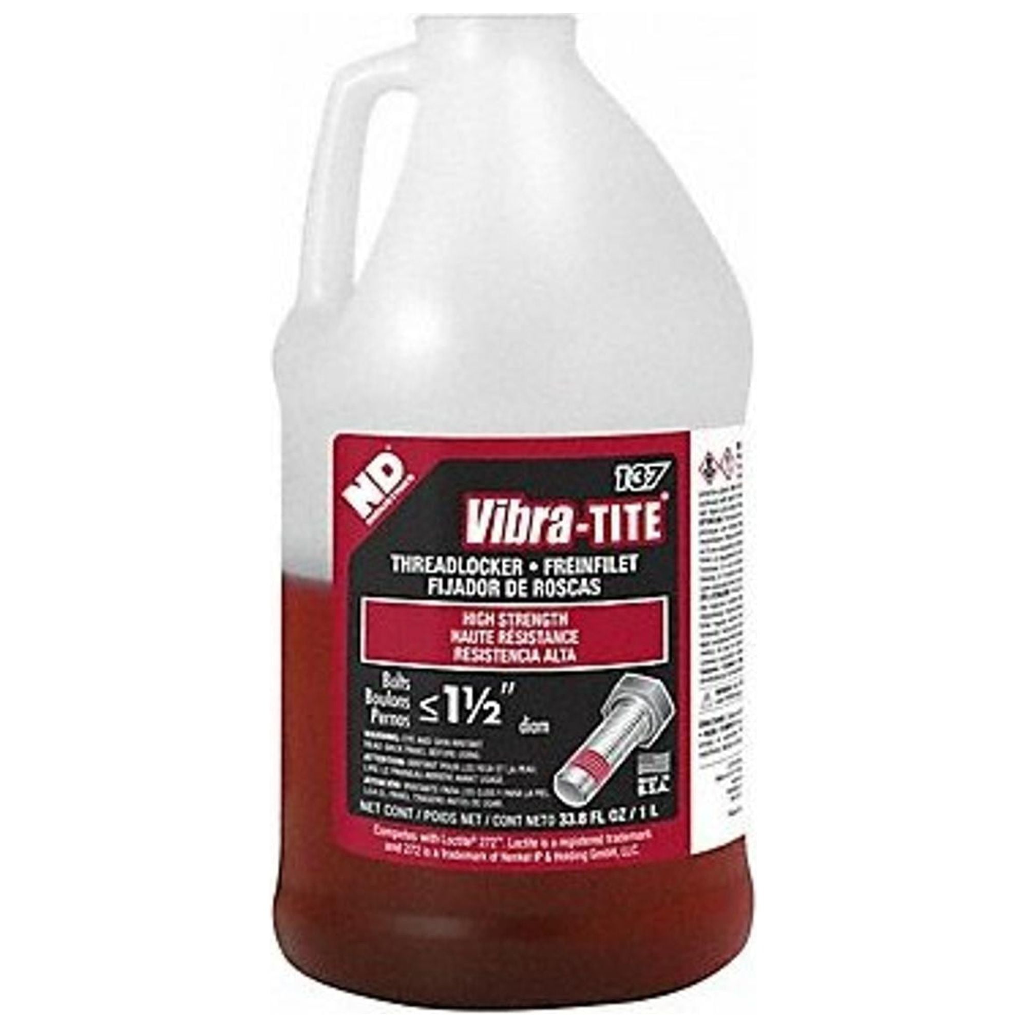 Vibra-Tite High-Strength Threadlocker,33.814 fl oz 13700 - Walmart.com
