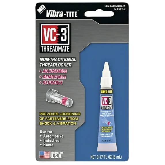 Vibra-Tite Reusable Threadlocker, High Strength for Non-Ferrous Metal ...