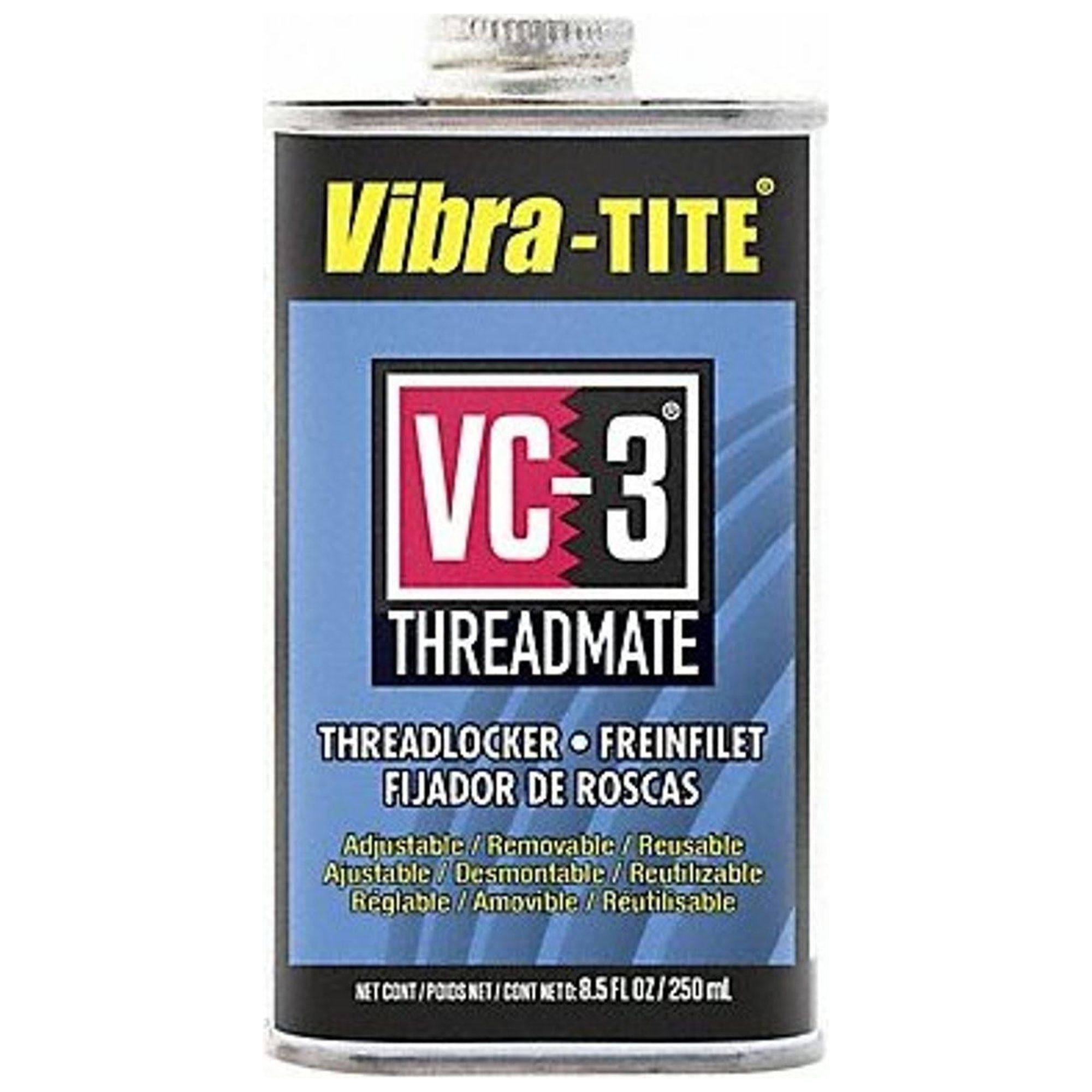 Reusable Threadlocker, VIBRA-TITE VC-3, Red, High, Liquid, 8.45 fl oz ...