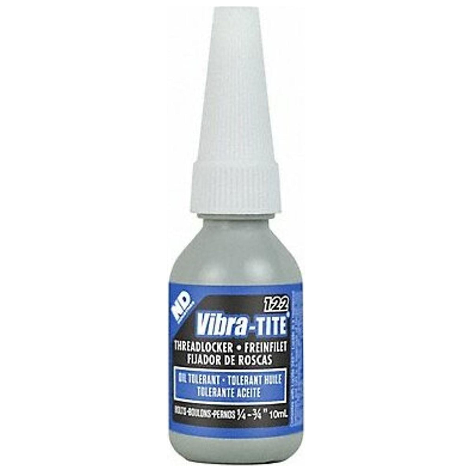 Primerless Threadlocker, VIBRA-TITE 122, Blue, Medium Strength, Liquid ...