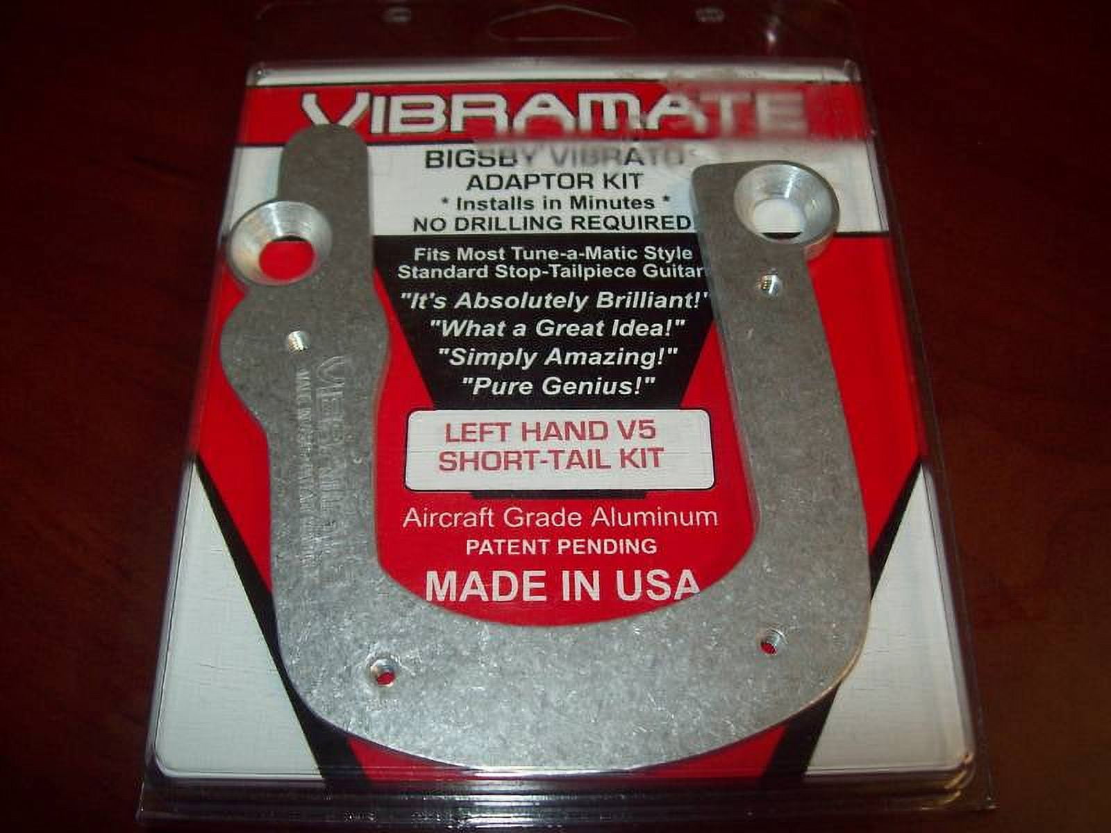 Vibramate V5 Quick Mount Kit for Bigsby B5 SHORT, LEFTY LEFT-HANDED - Walmart.com