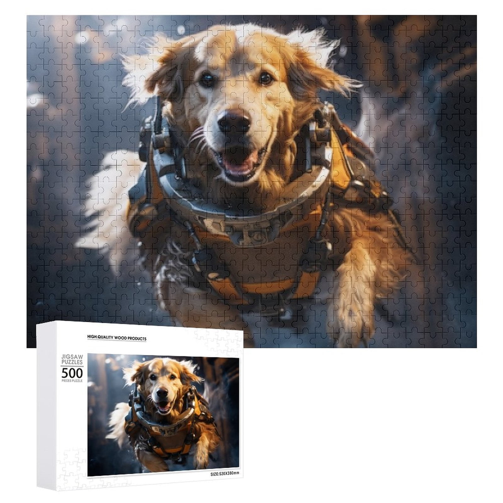 Vibrant 500-Piece Jigsaw Puzzle Featuring Dogs & Animals – Perfect for ...