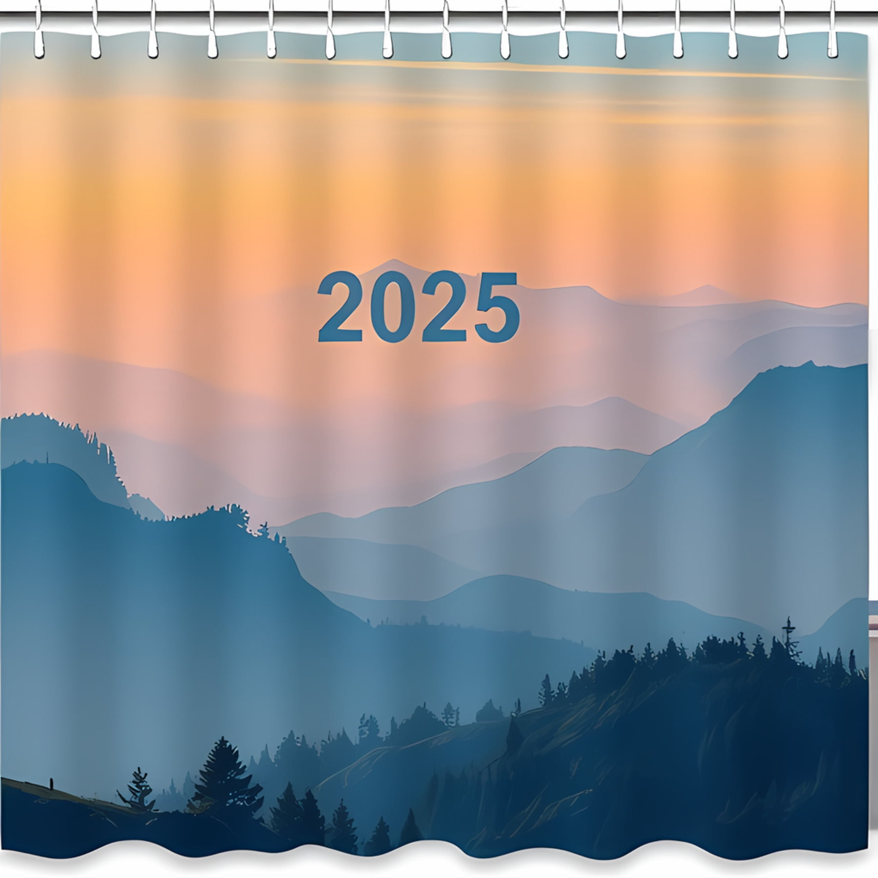 Vibrant Abstract Bird in Shower Curtain Colorful Collage Design with ...