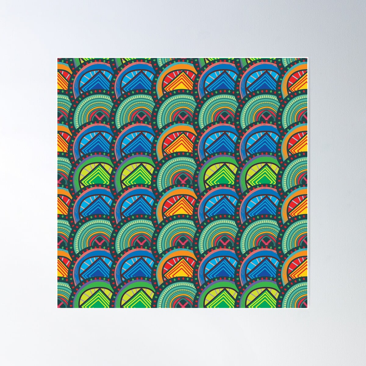 Vibrant African Textiles: Mixing Pattern Scales In Bold Color Palettes ...