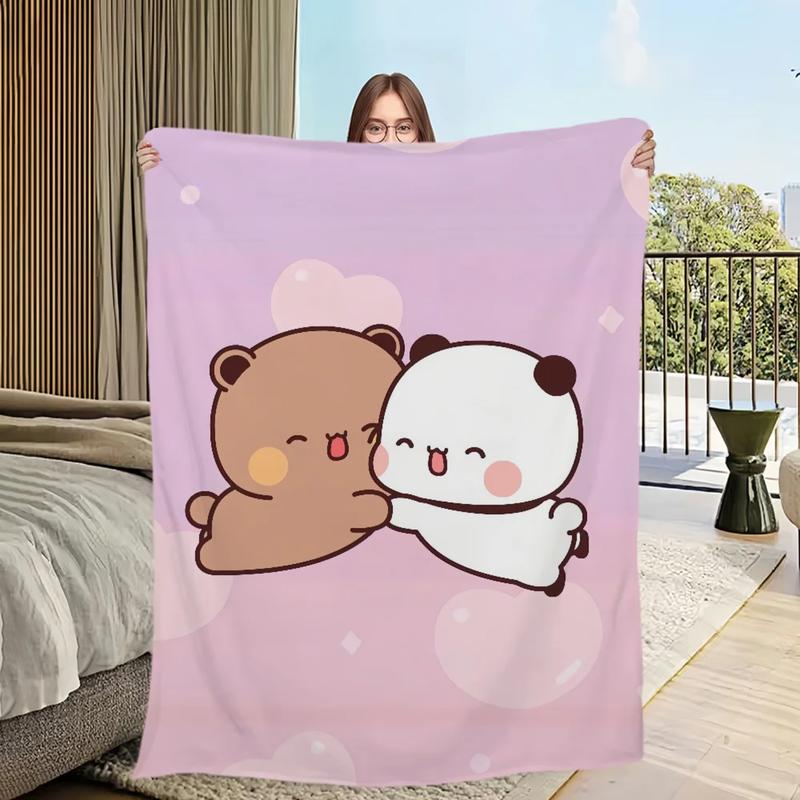 [Vibrant Bazaar] [60x50inch] Soft Funny Throw Blanket cartoon Four ...
