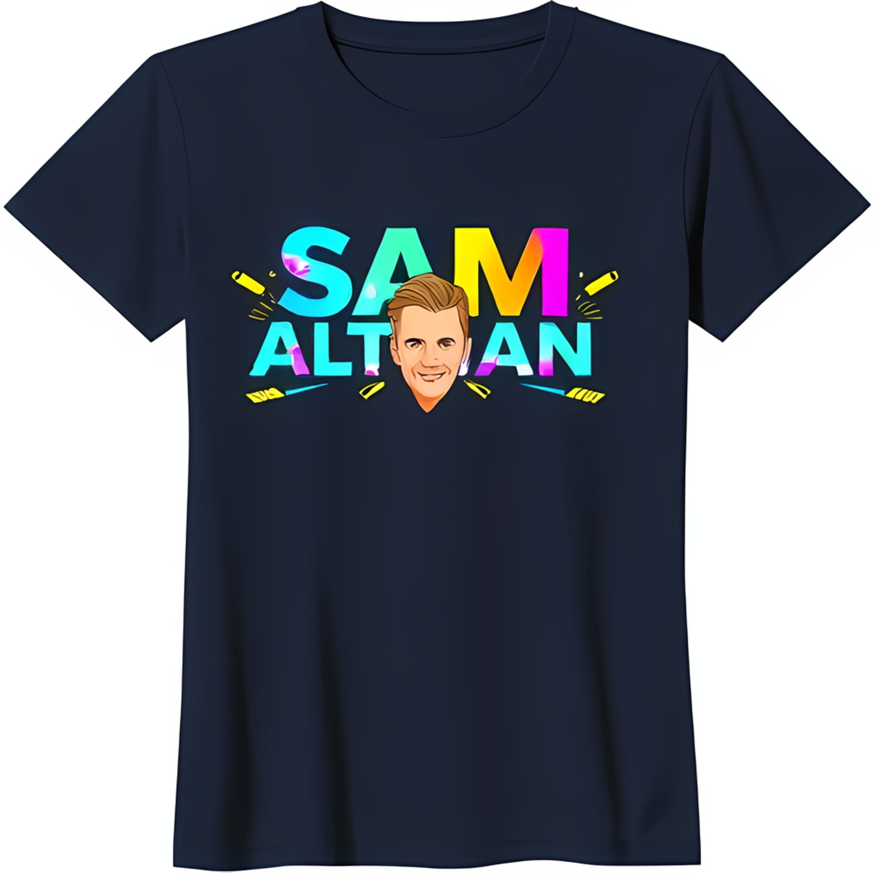 Vibrant Black T-Shirt with Bold Chest Graphic Eye Catching Design ...