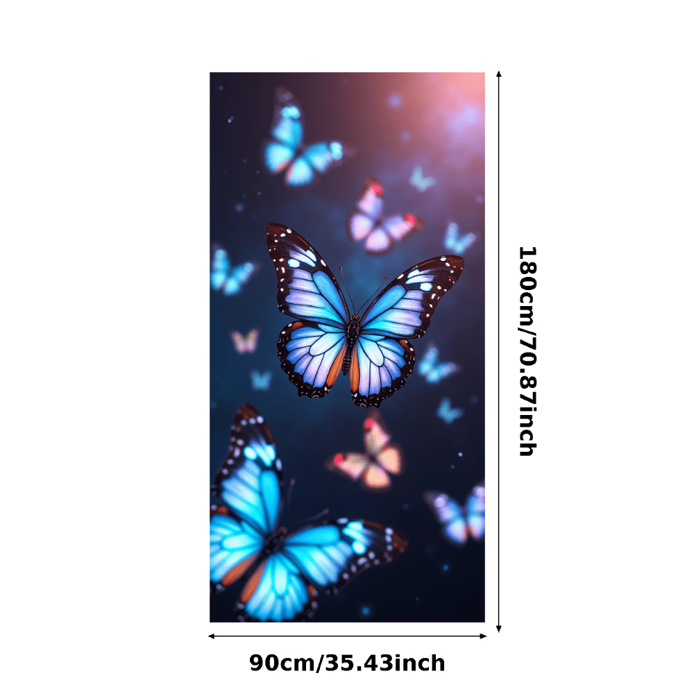 Vibrant Butterfly Design Background Party Decor Backdrop Banner for ...