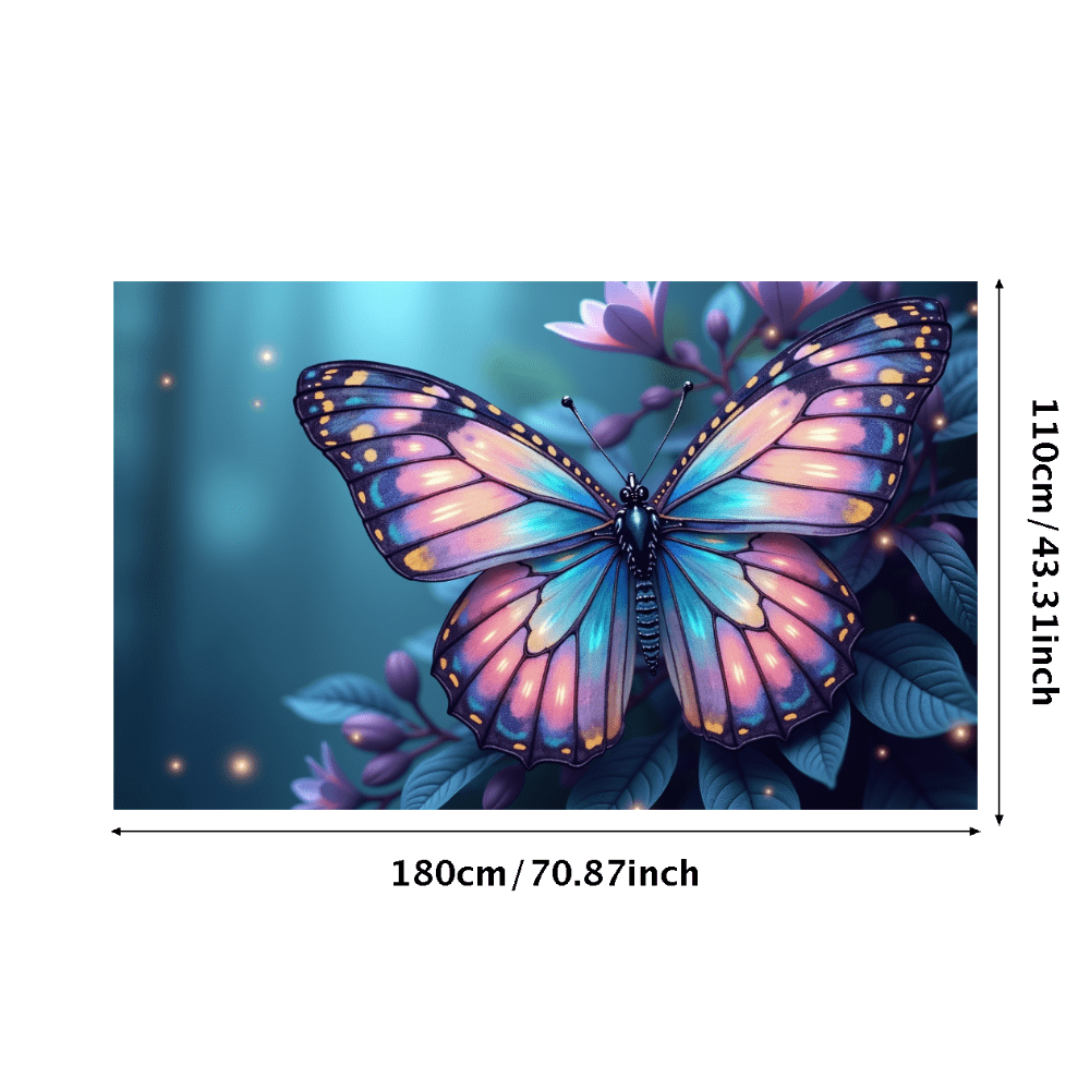 Vibrant Butterfly Design Background Party Decor Backdrop Banner for ...