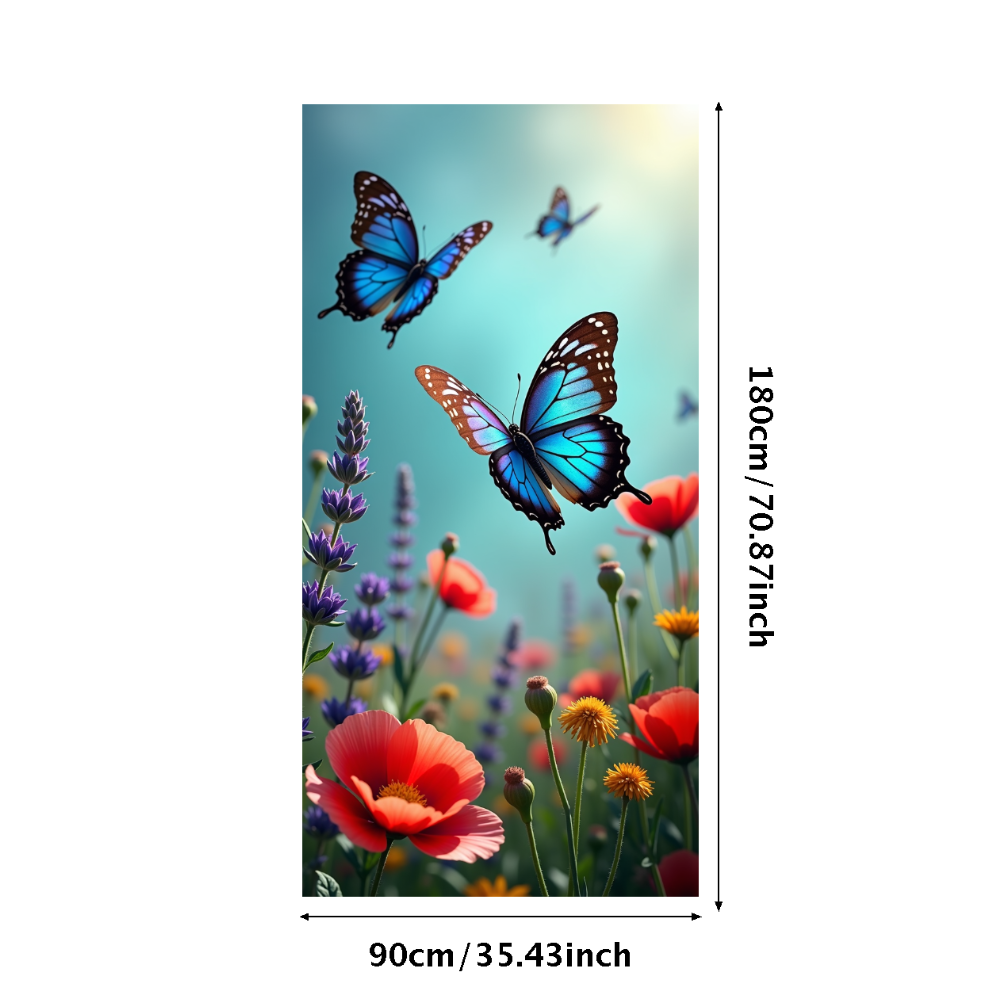Vibrant Butterfly Design Background Party Decor Backdrop Banner for ...