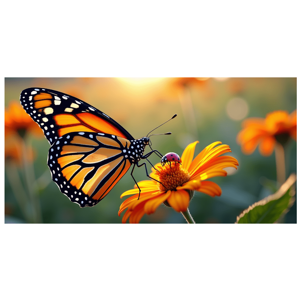 Vibrant Butterfly Design Background Party Decor Backdrop Banner for ...