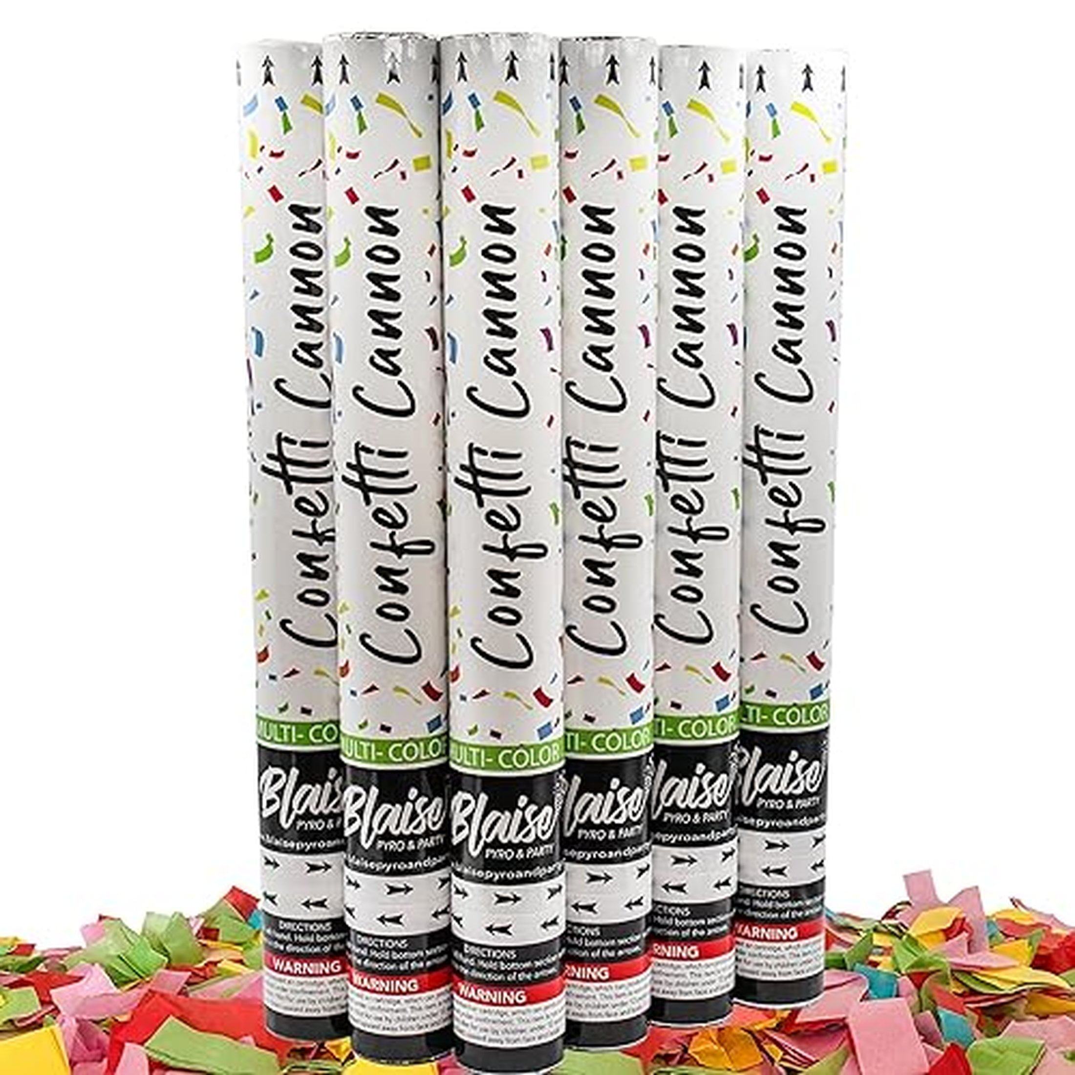 Vibrant Celebration Confetti Cannons - Safe and Easy to Use Colorful ...