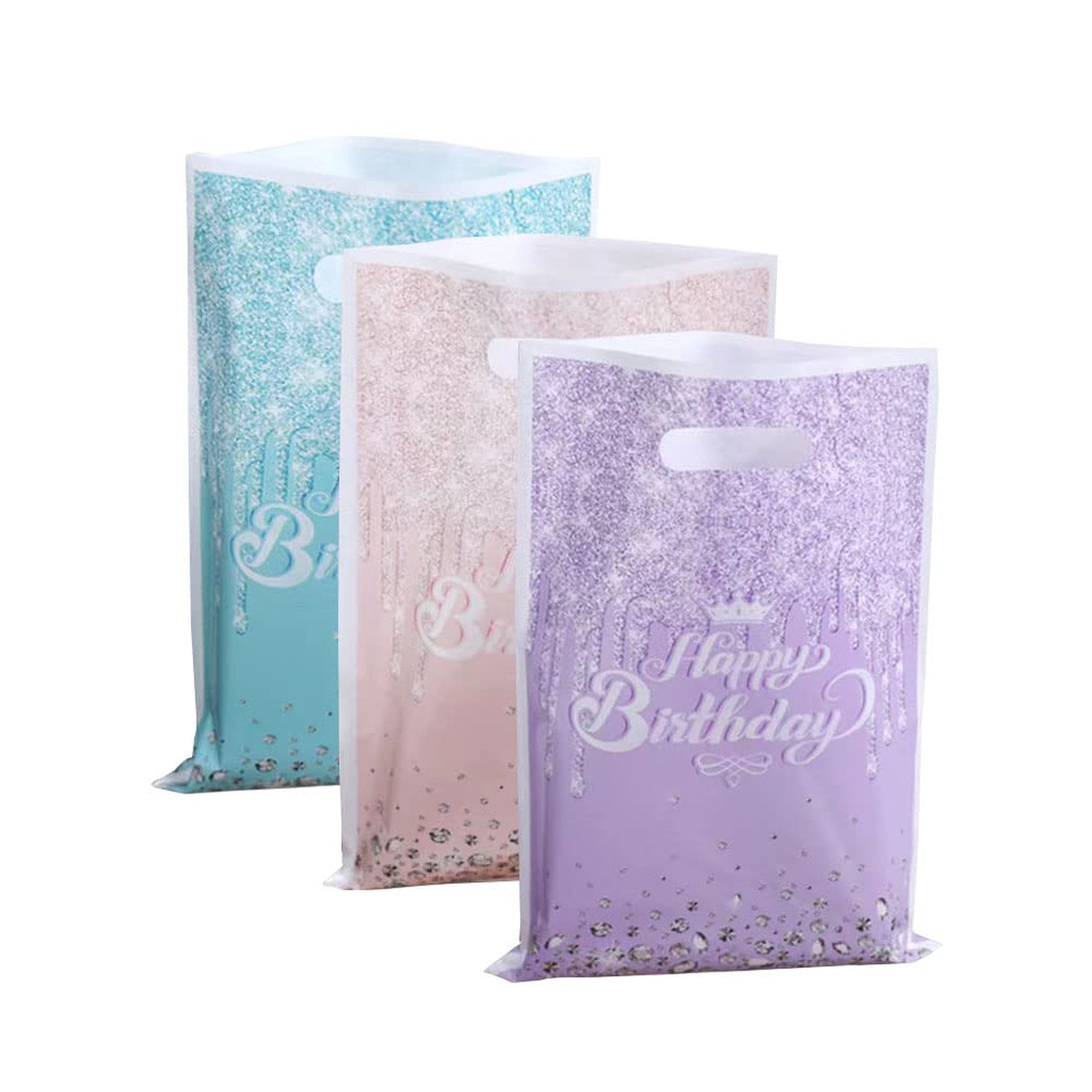 Vibrant Celebration Gift Bags Set - 30 Colorful Party Favor Bags in ...