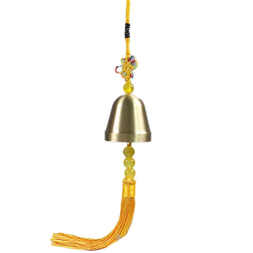 Vibrant Chinese Brass Bell for Prosperity and Positive Energy 30cm ...