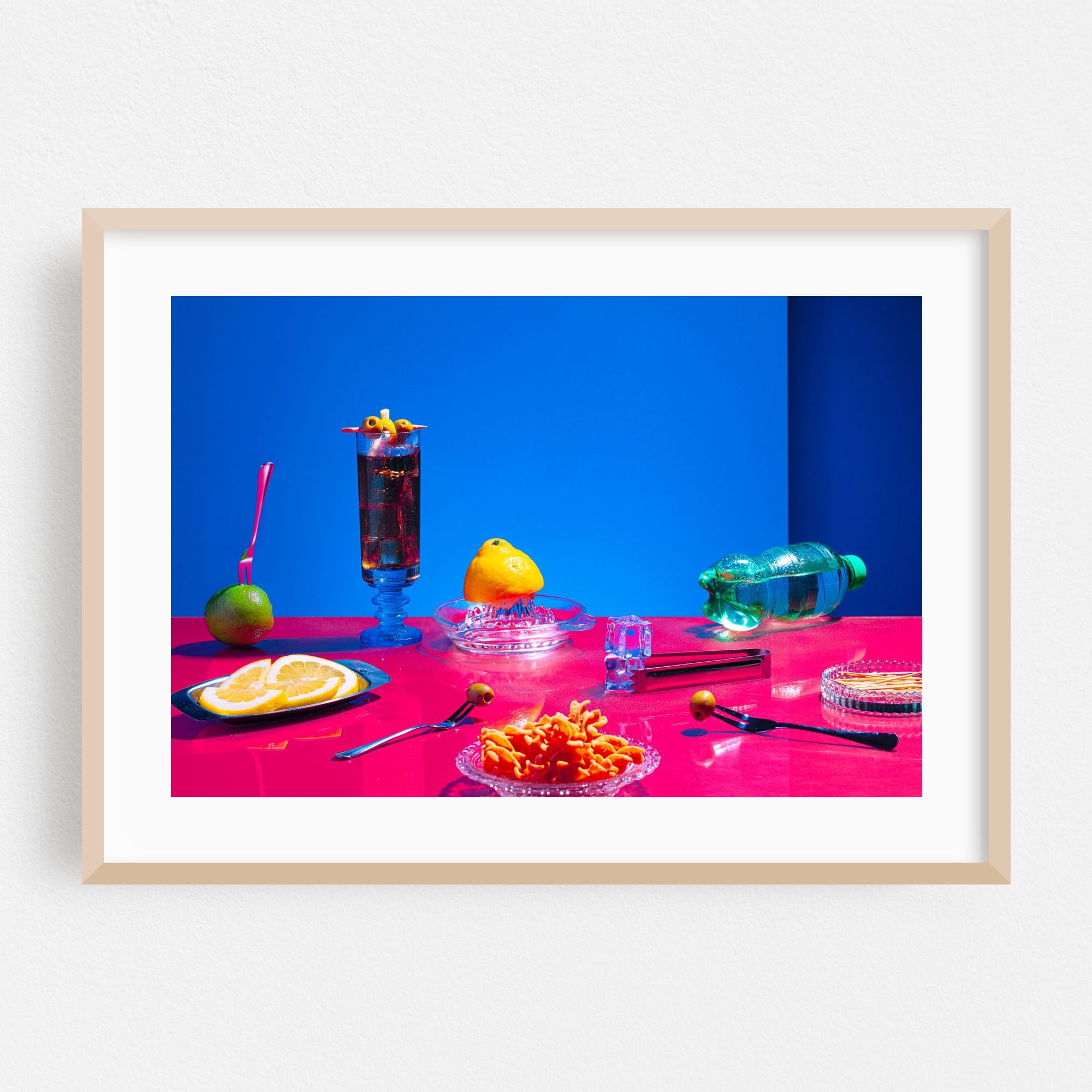Vibrant Cocktail Still Life - Photography Pop Art Modern Art Fruit ...