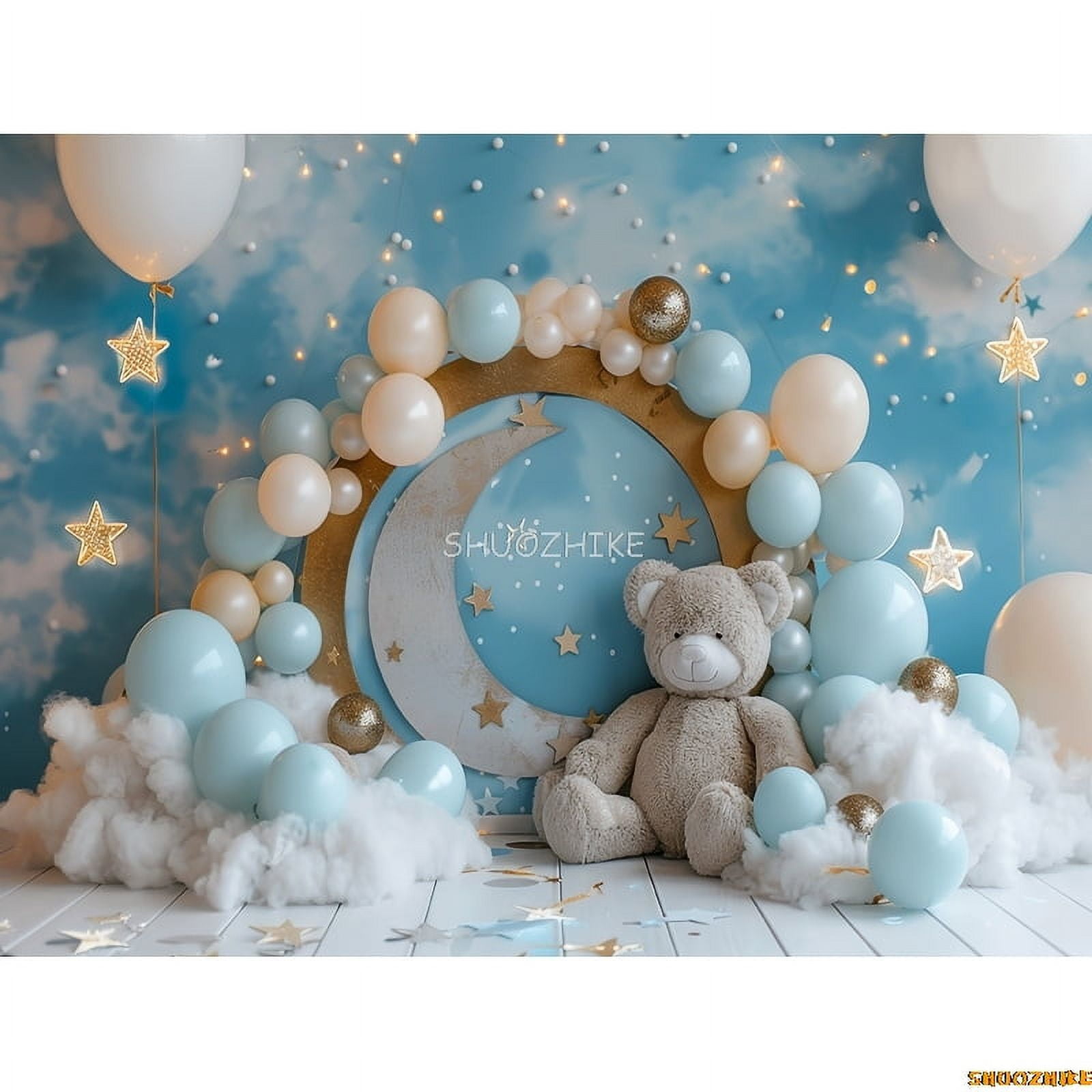 Vibrant Colored Balloons Birthday Party Photography Backdrops Props ...
