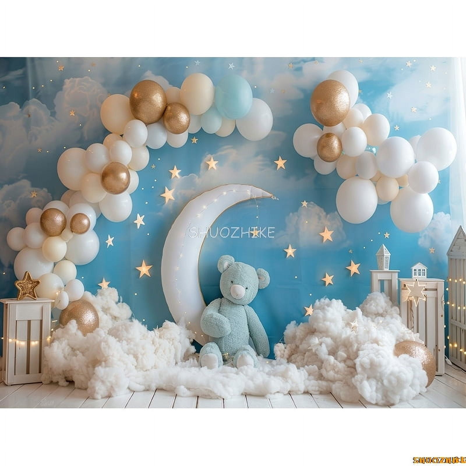 Vibrant Colored Balloons Birthday Party Photography Backdrops Props ...
