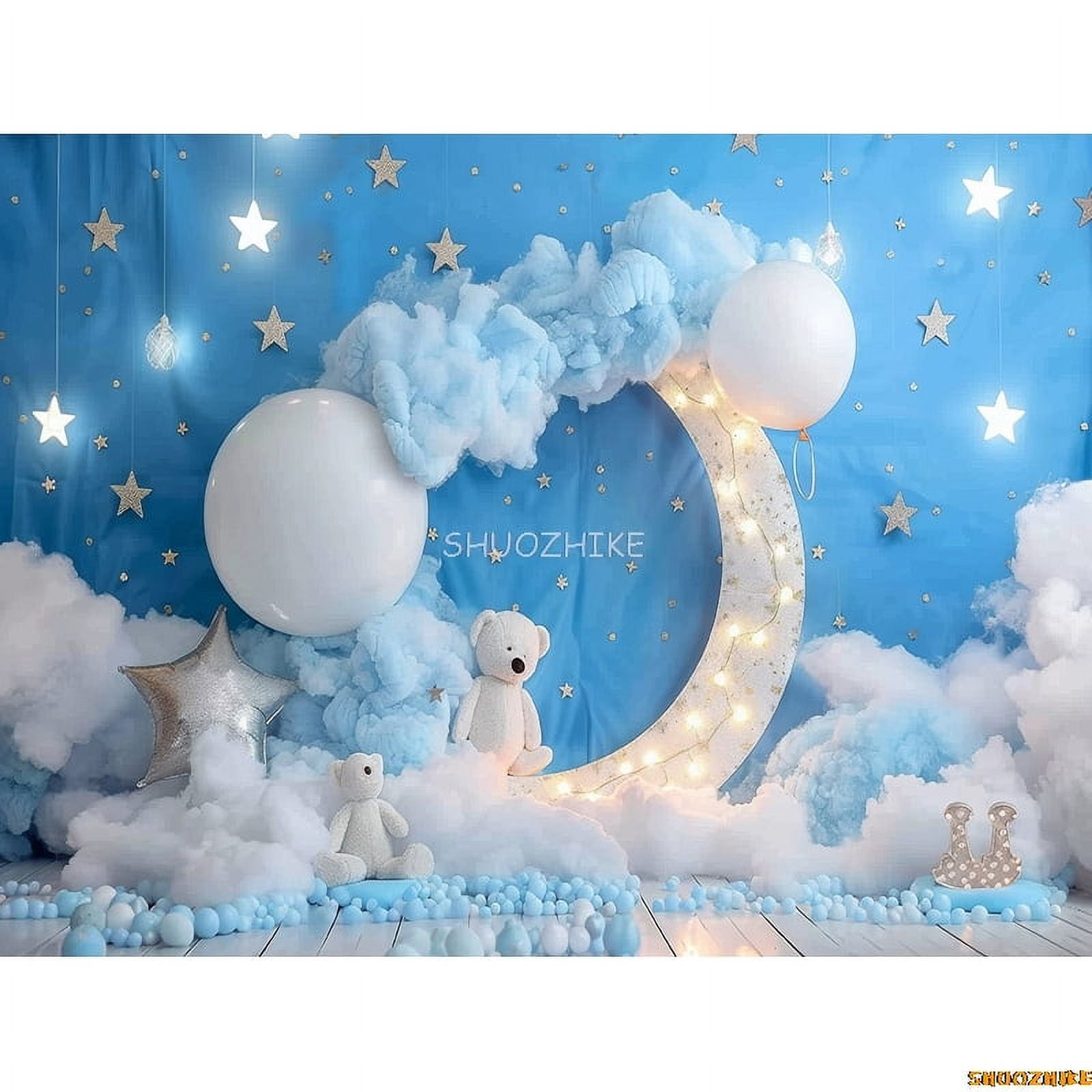 Vibrant Colored Balloons Birthday Party Photography Backdrops Props ...