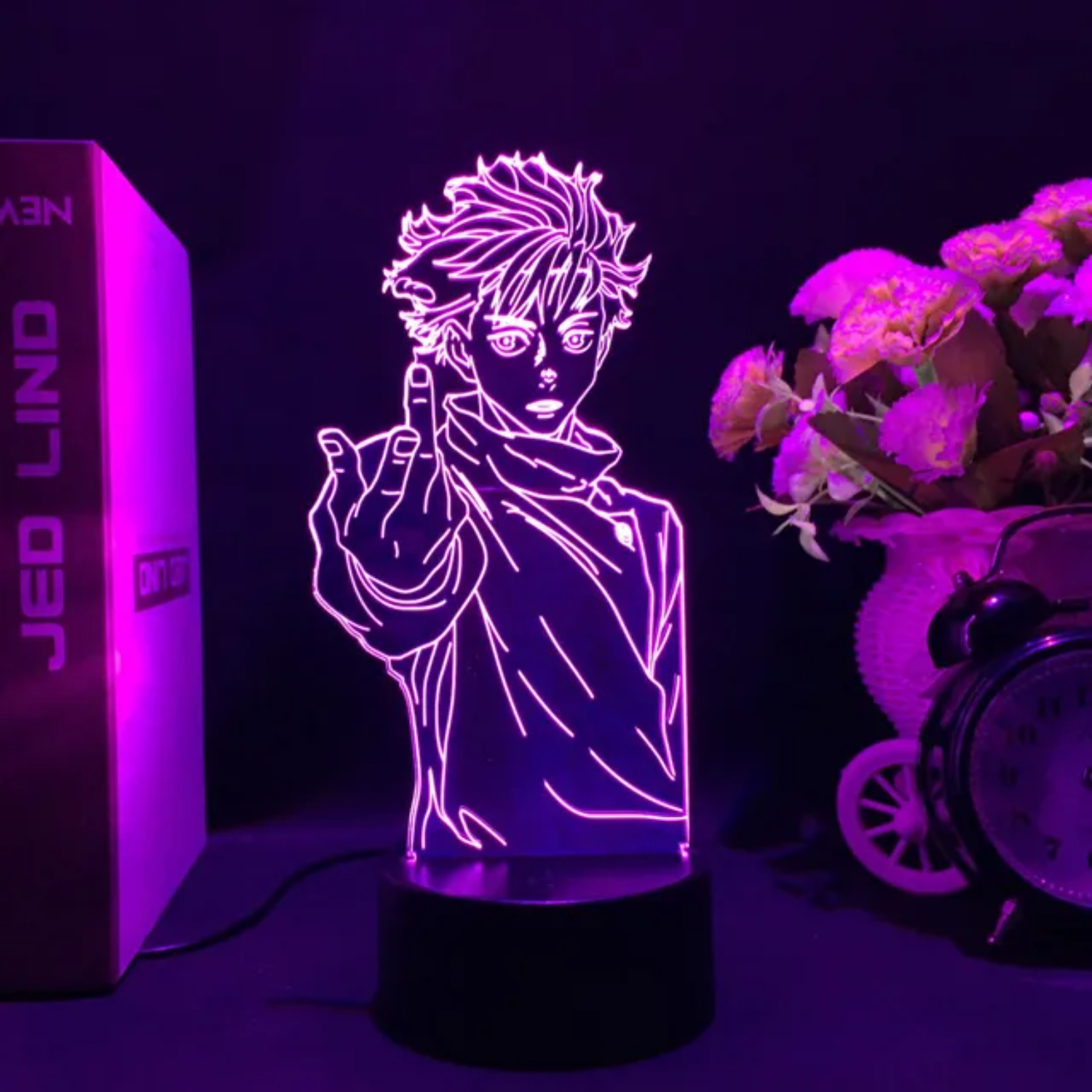 Vibrant Colorful LED Light Anime Jujutsu Kaisen Featuring Yuji Itadori ...
