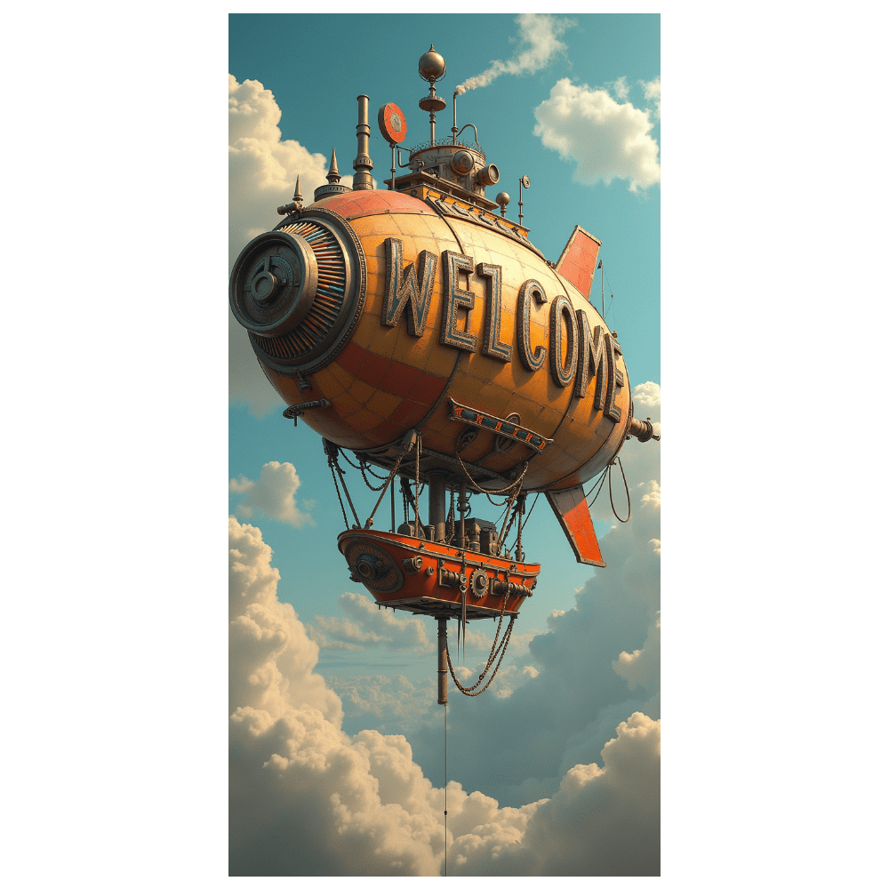 Vibrant Colorful Welcome Banner Background Backdrop Party Decorations ...