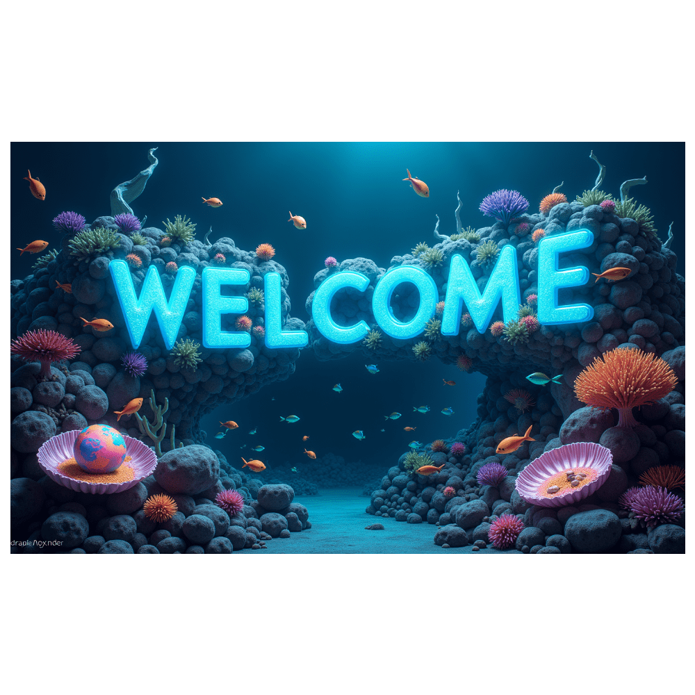 Vibrant Colorful Welcome Banner Background Backdrop Party Decorations ...