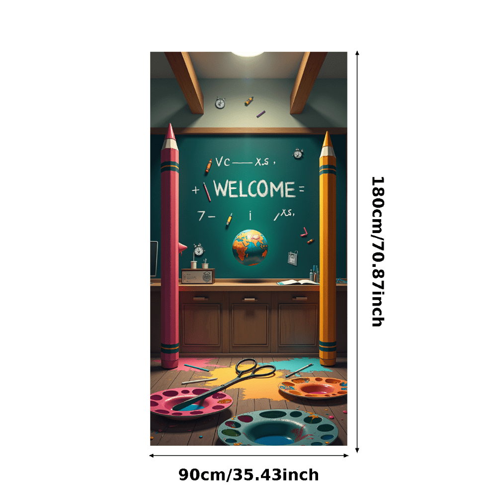 Vibrant Colorful Welcome Banner Background Backdrop Party Decorations ...