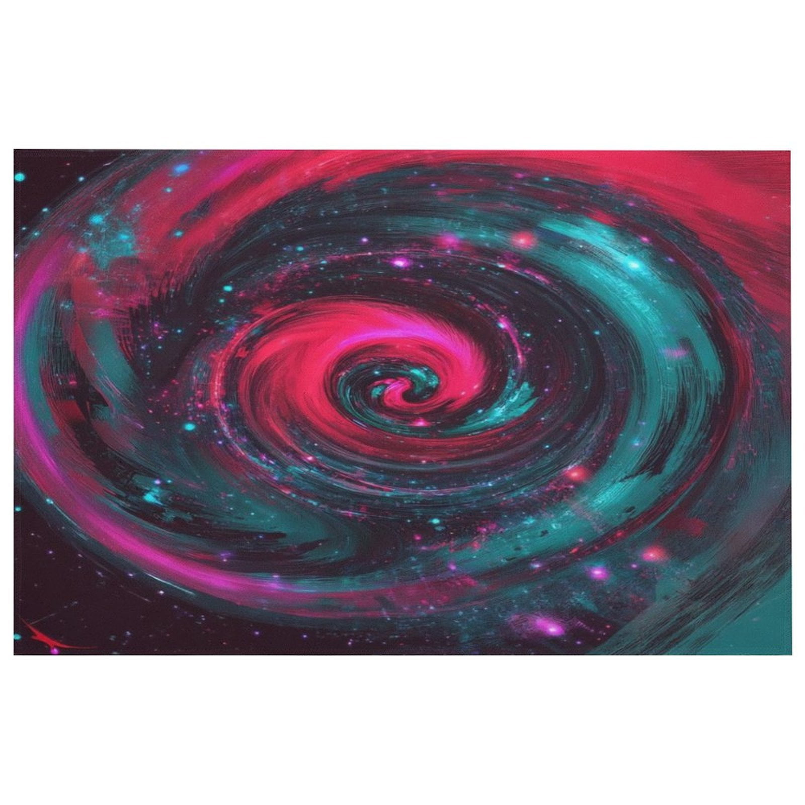 Vibrant Cosmic Spiral Galaxy Adult Home Decor Bedroom Living Room ...